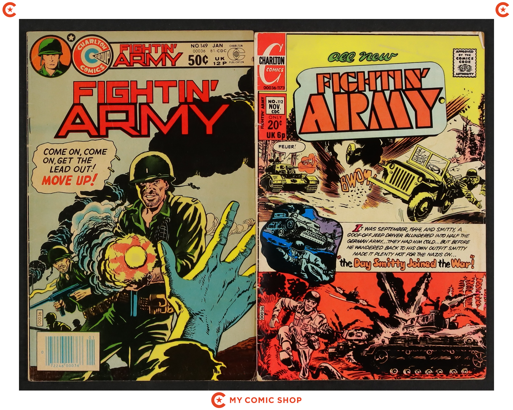 Fightin' Army Lot of 2