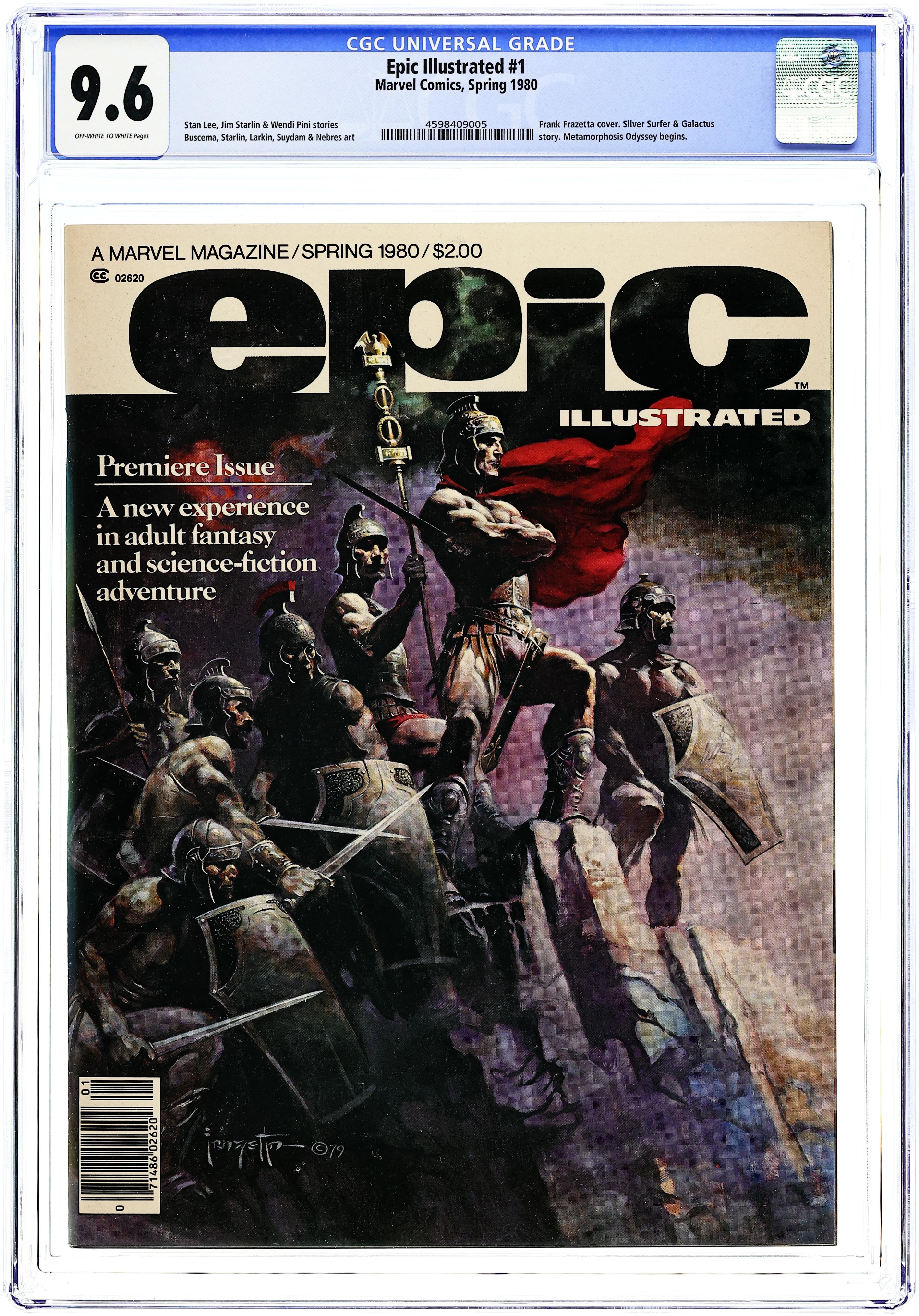 Epic Illustrated (1980 Magazine) 1 CGC 9.6