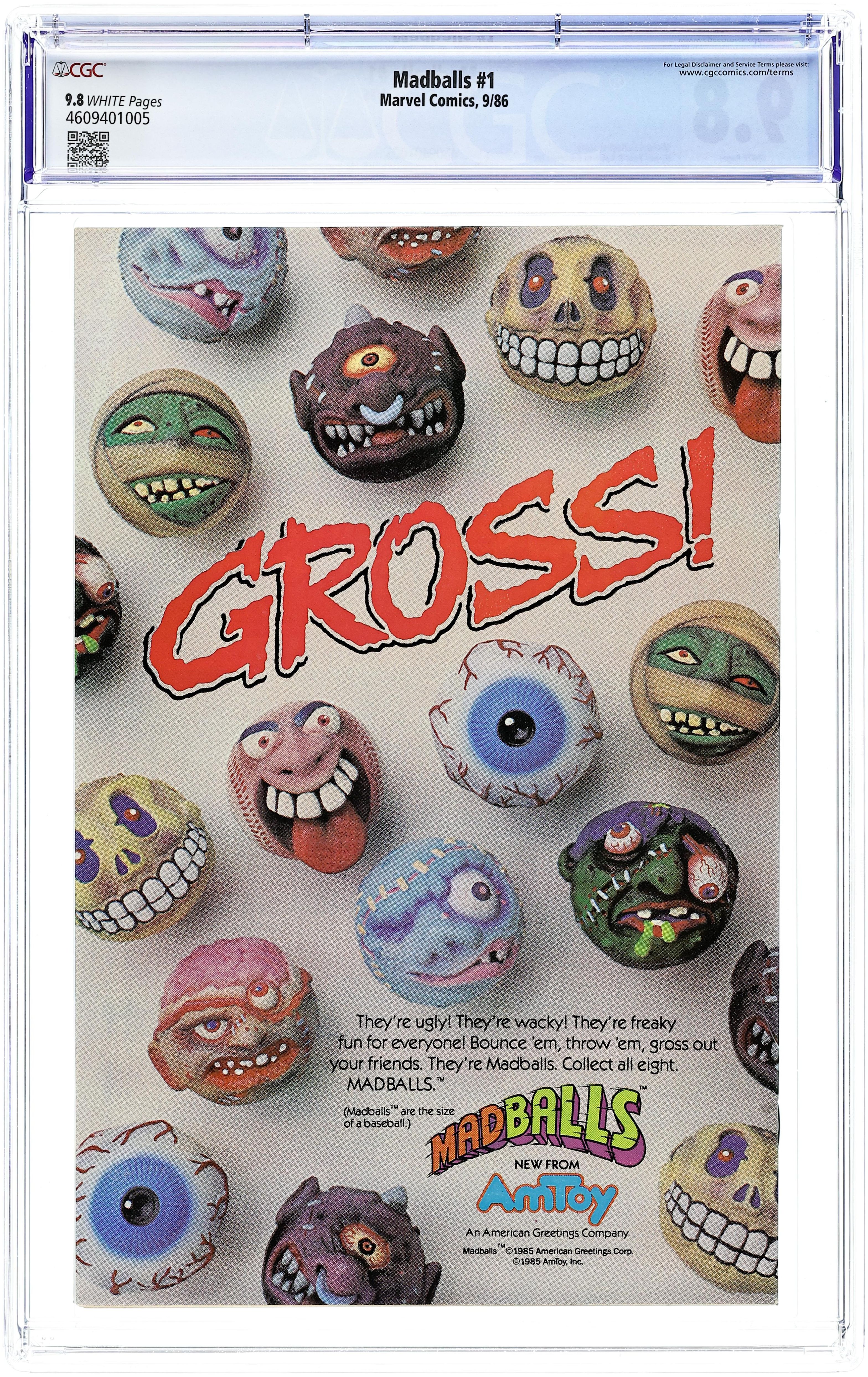 Madballs (1986-1988 Marvel/Star Comics) 1D CGC 9.8