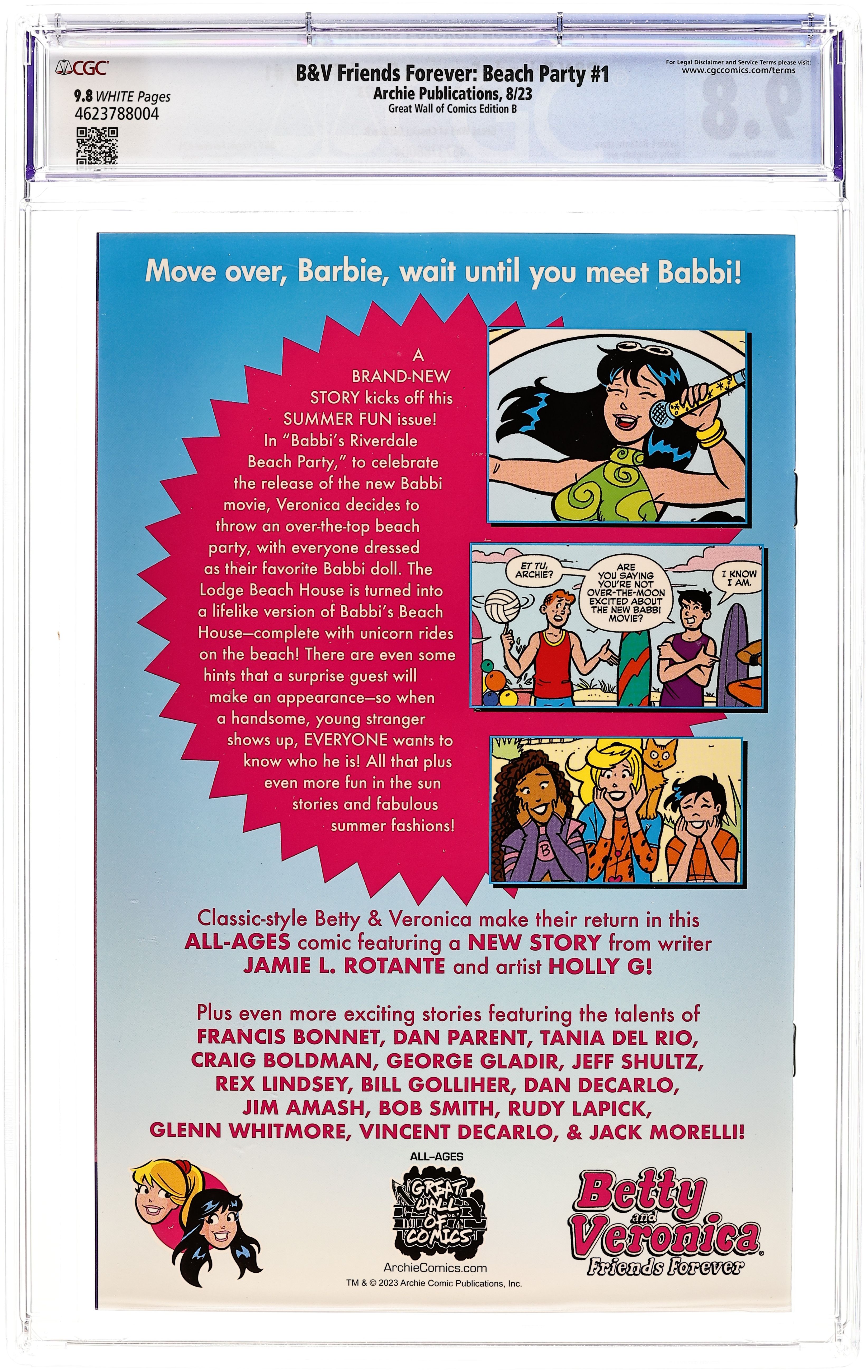 Betty and Veronica Friends Forever Beach Party (2023 Archie) 1GWOC.E ...