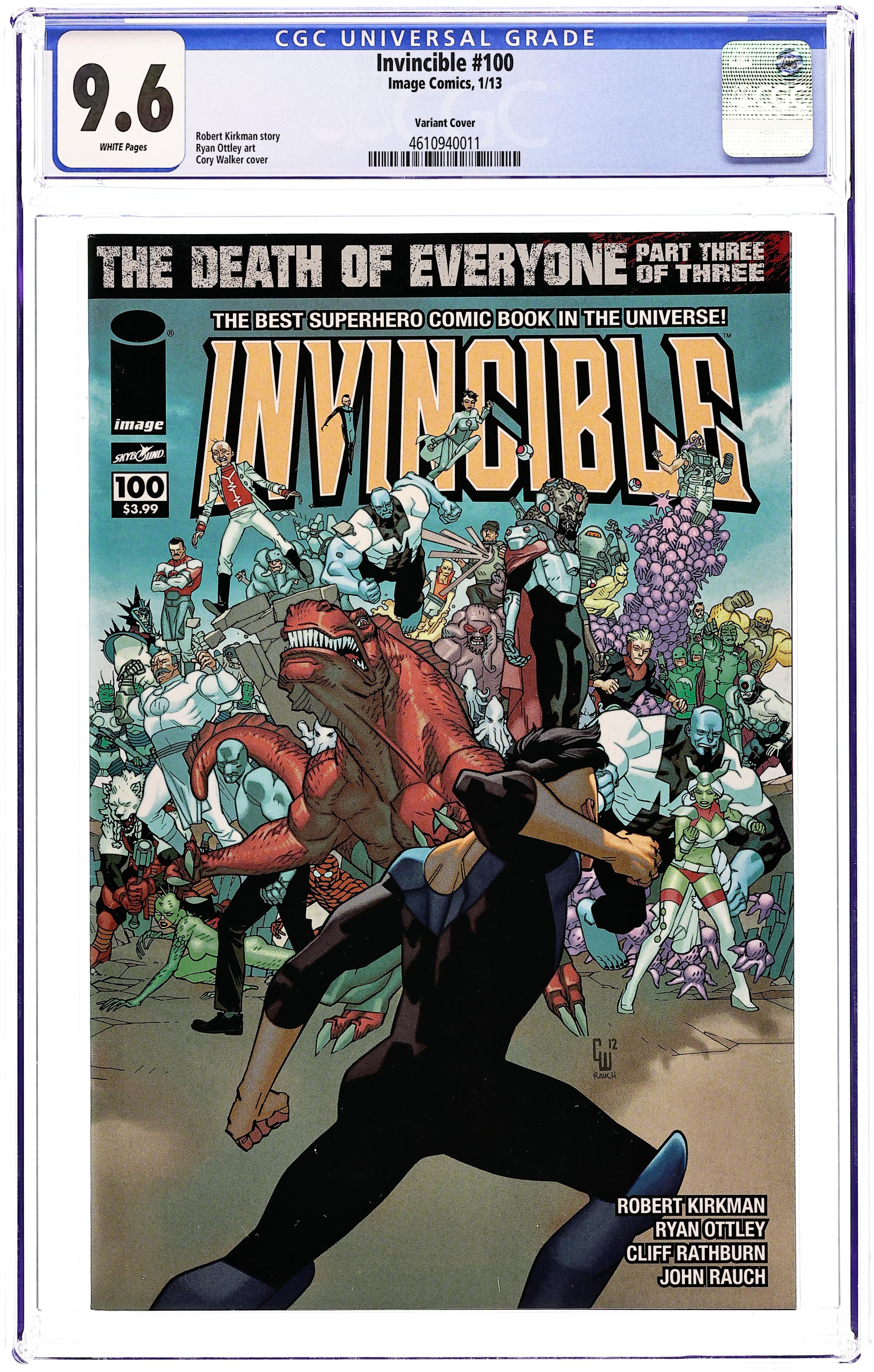 Invincible 2003 Image 100b Cgc 9 6