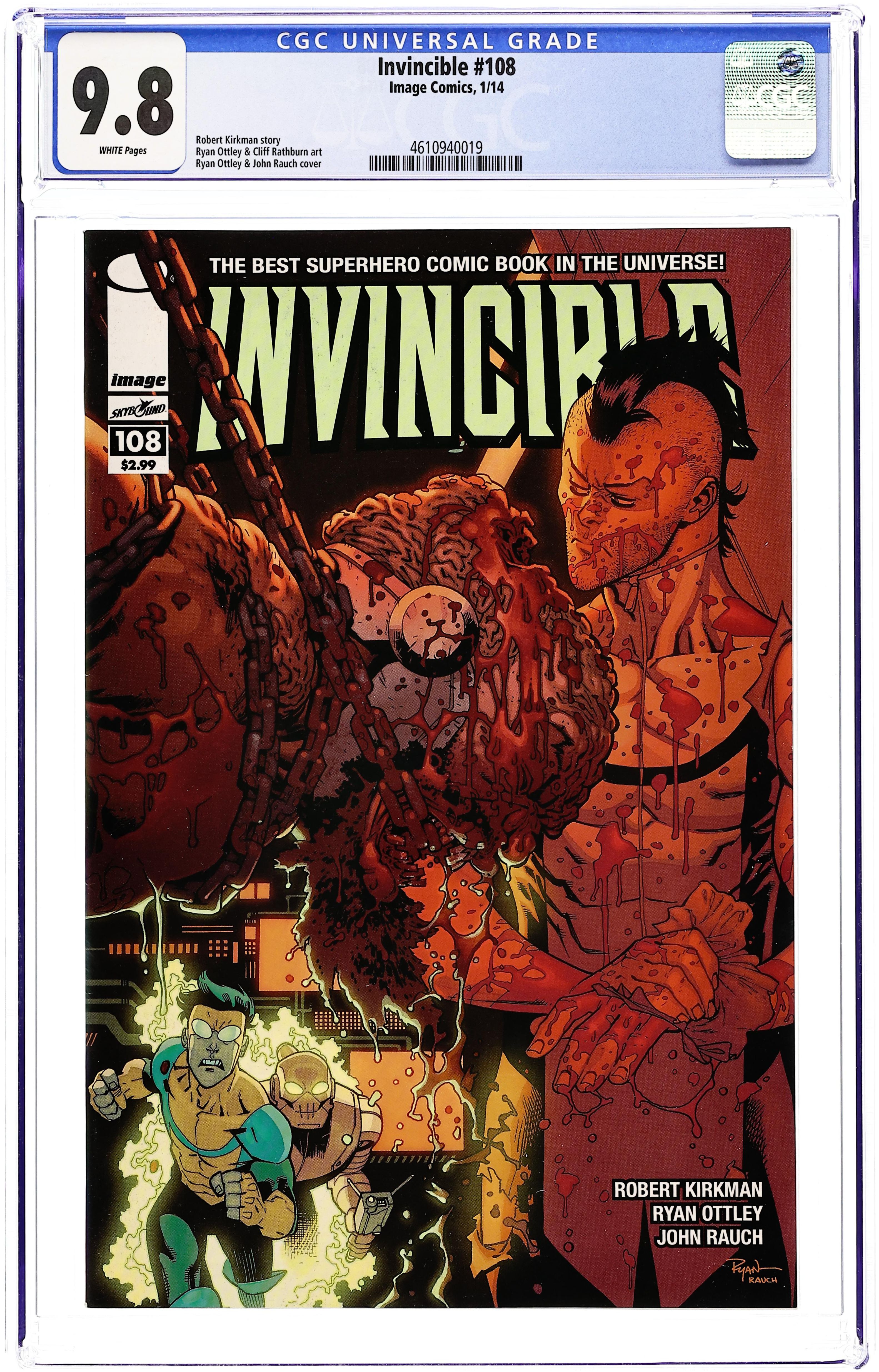 Invincible (2003 Image) 108 CGC 9.8