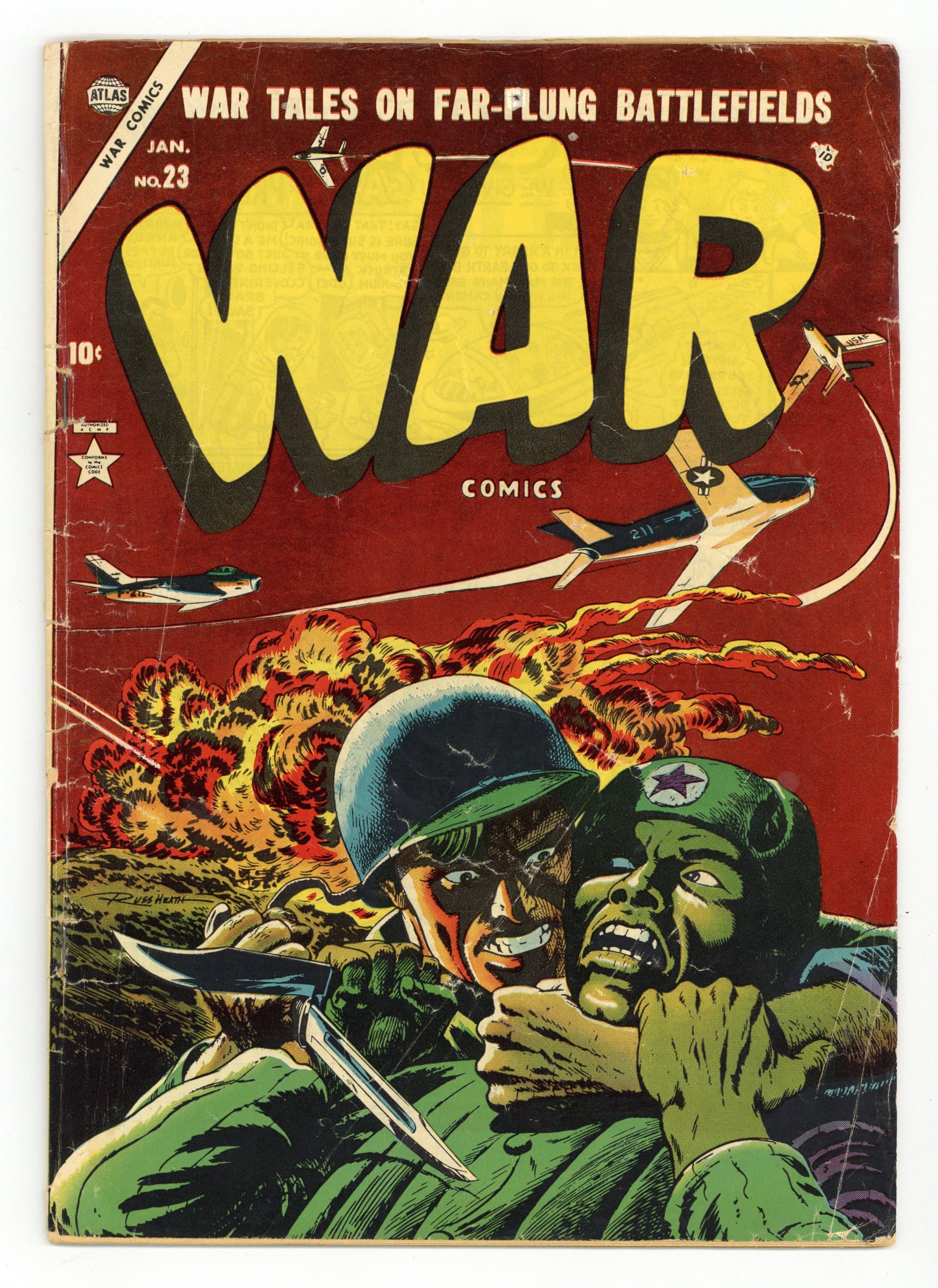 War Comics (1950 Atlas) 23 GD 2.0