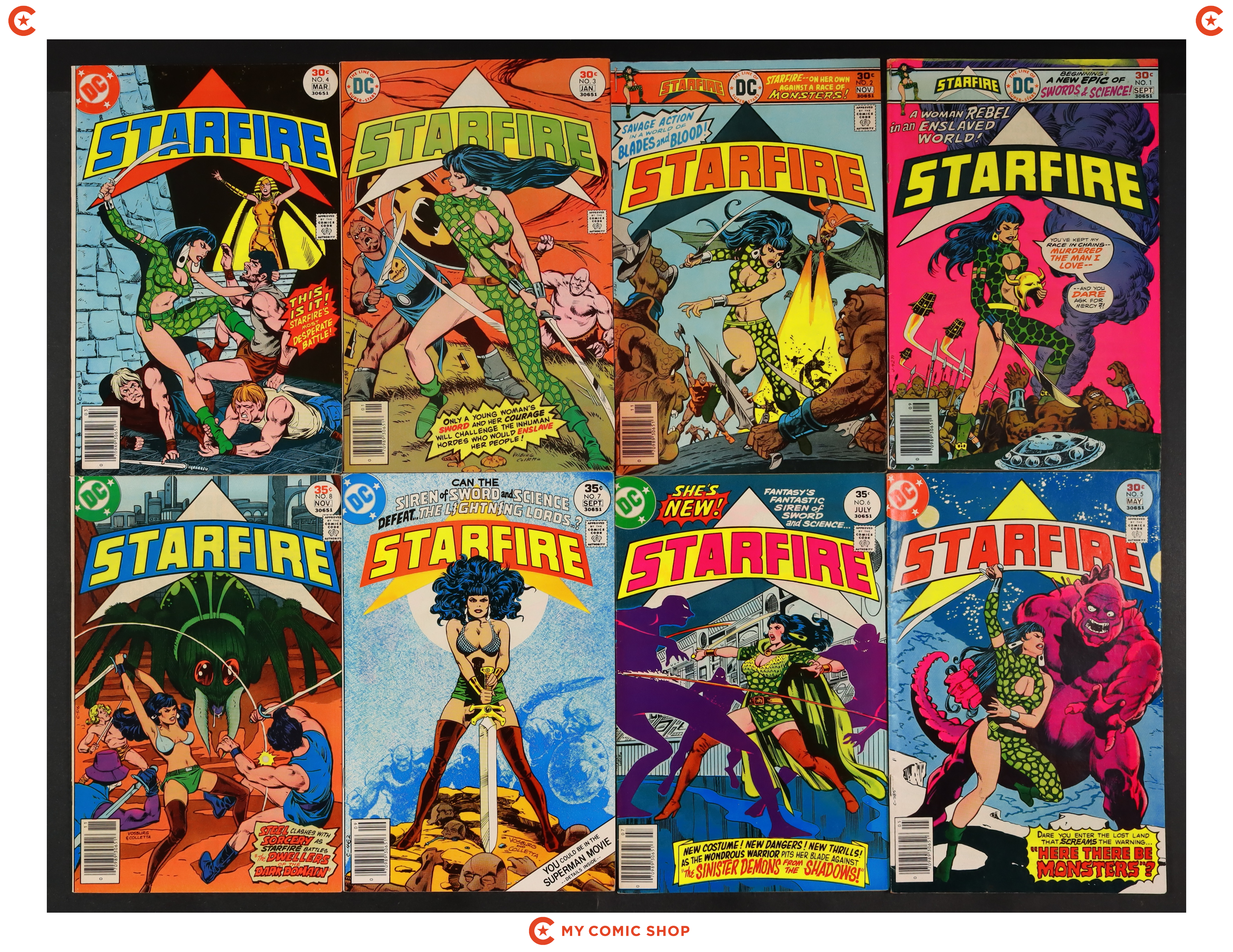 Starfire Lot of 8