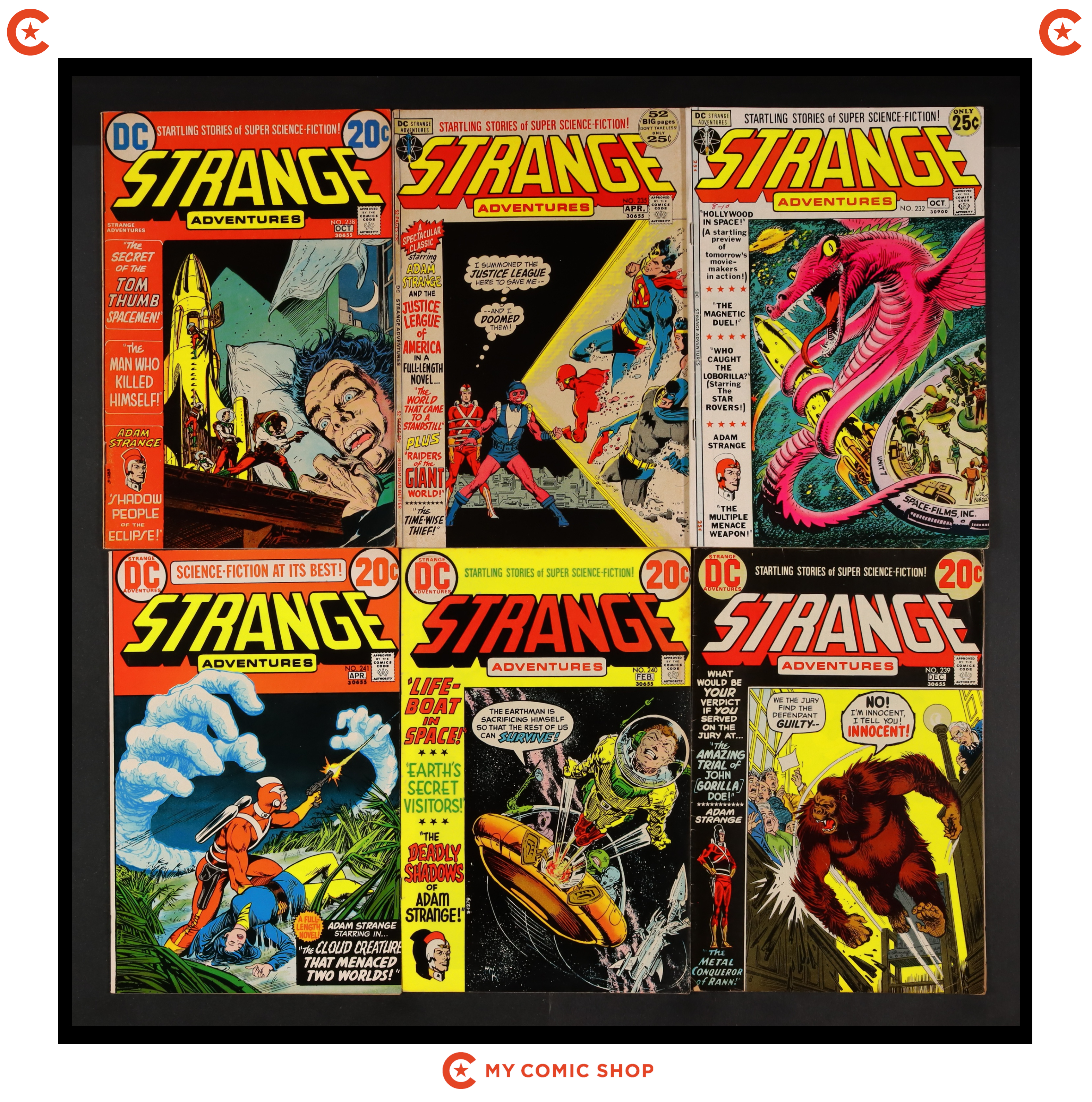 Strange Adventures Lot of 9