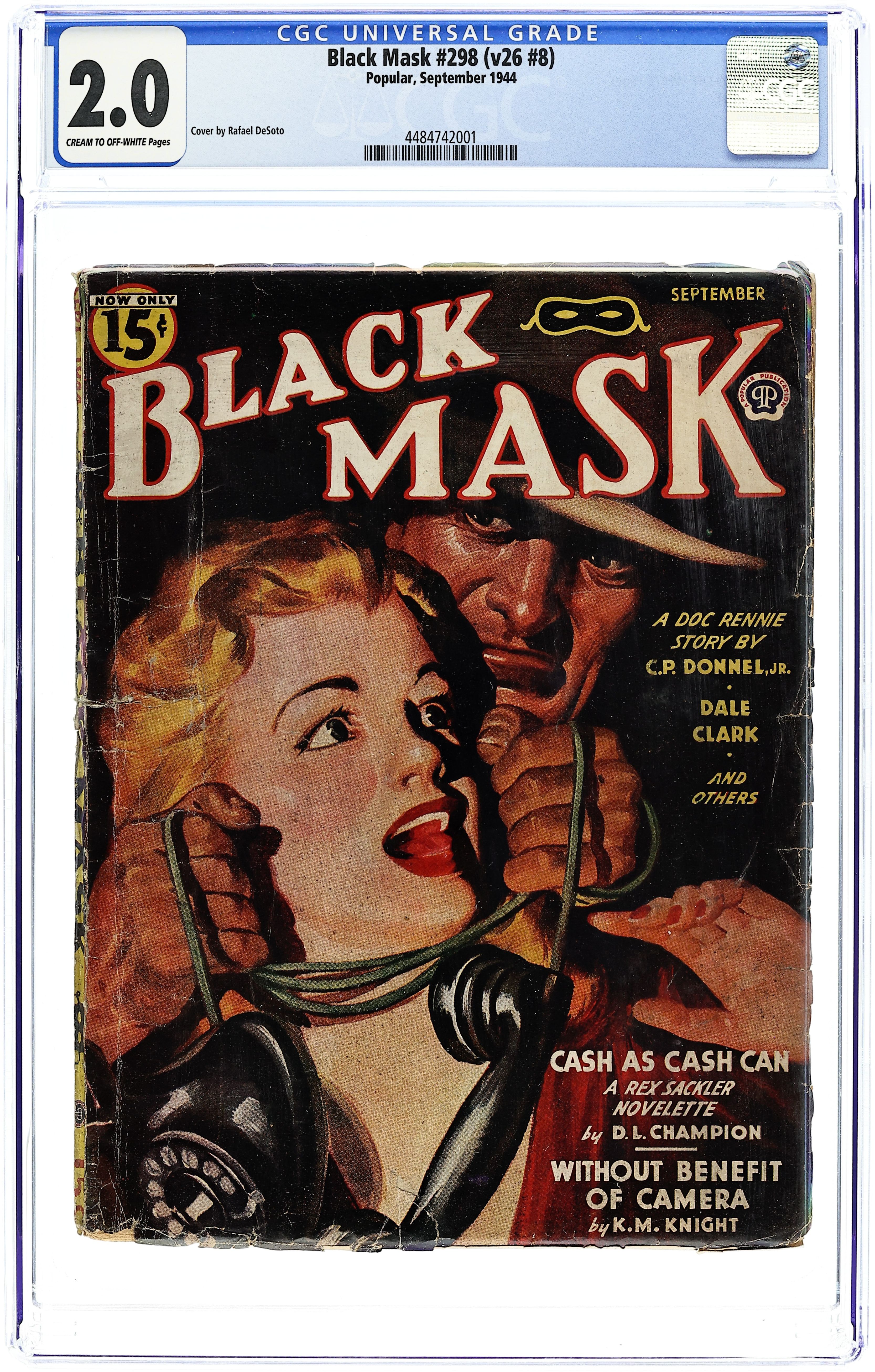 Black Mask (1920-1951 Pro-Distributors/Popular) Black Mask Detective ...