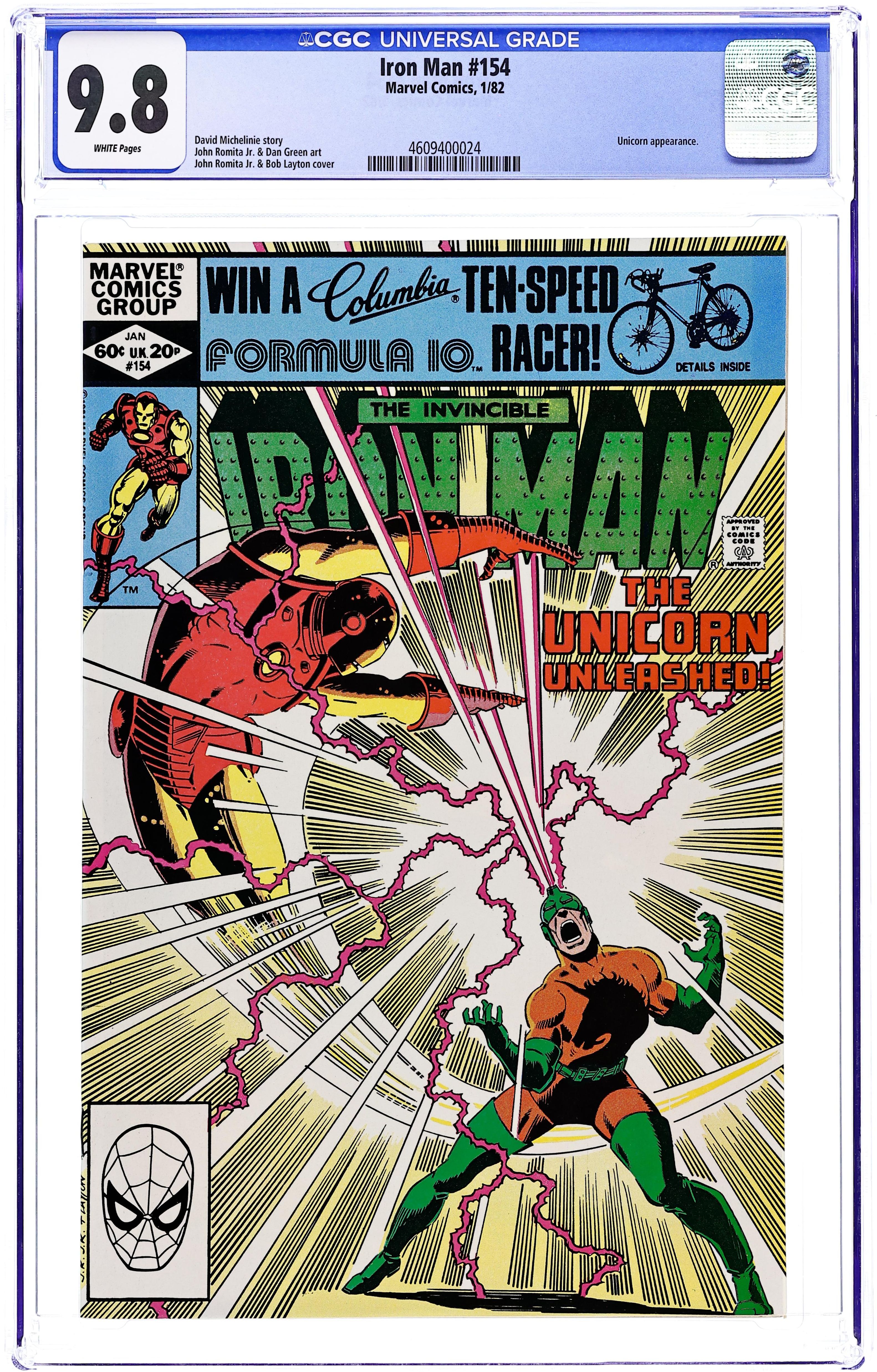 Iron Man (1968 1st Series) 154 CGC 9.8