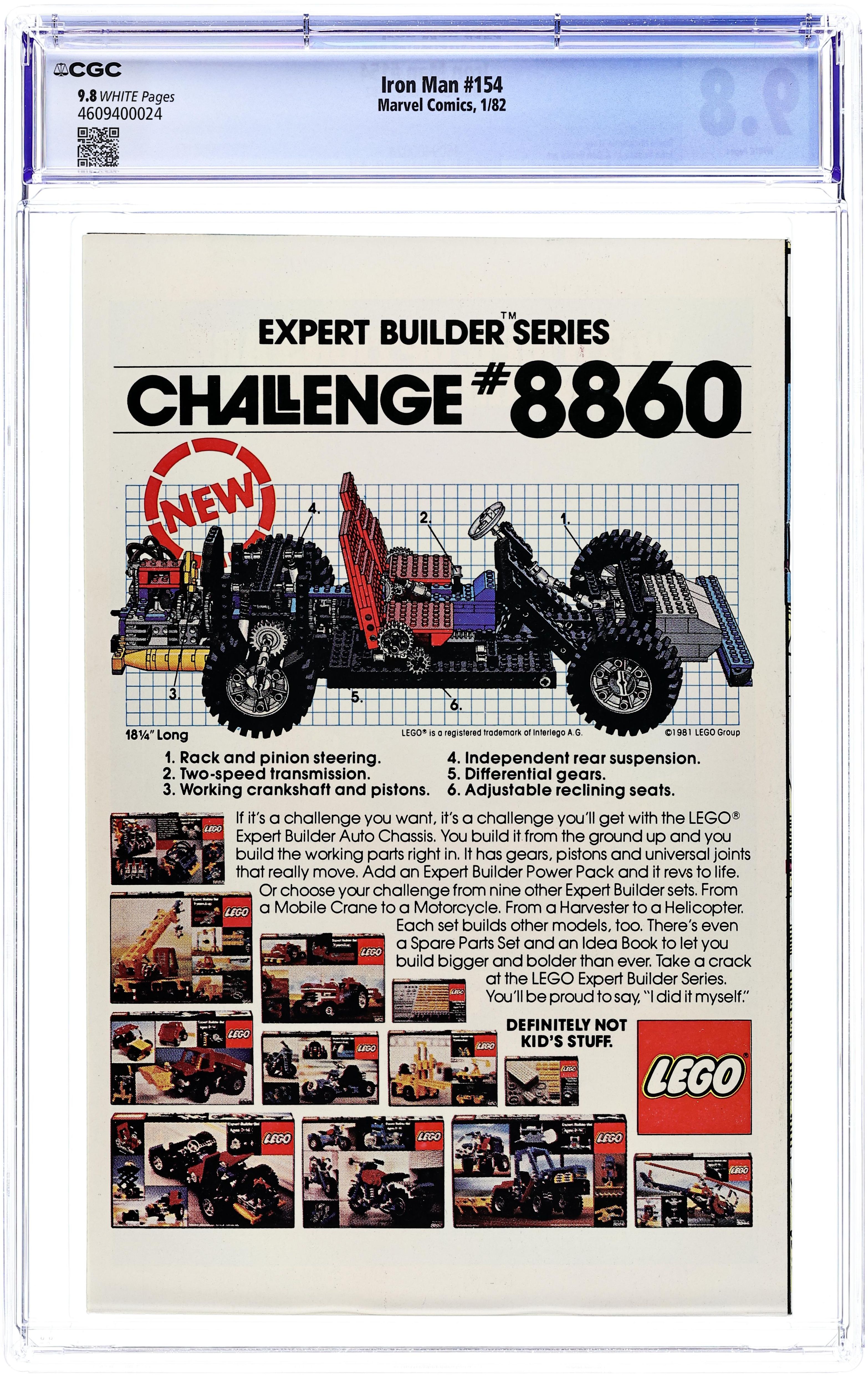 Iron Man (1968 1st Series) 154 CGC 9.8