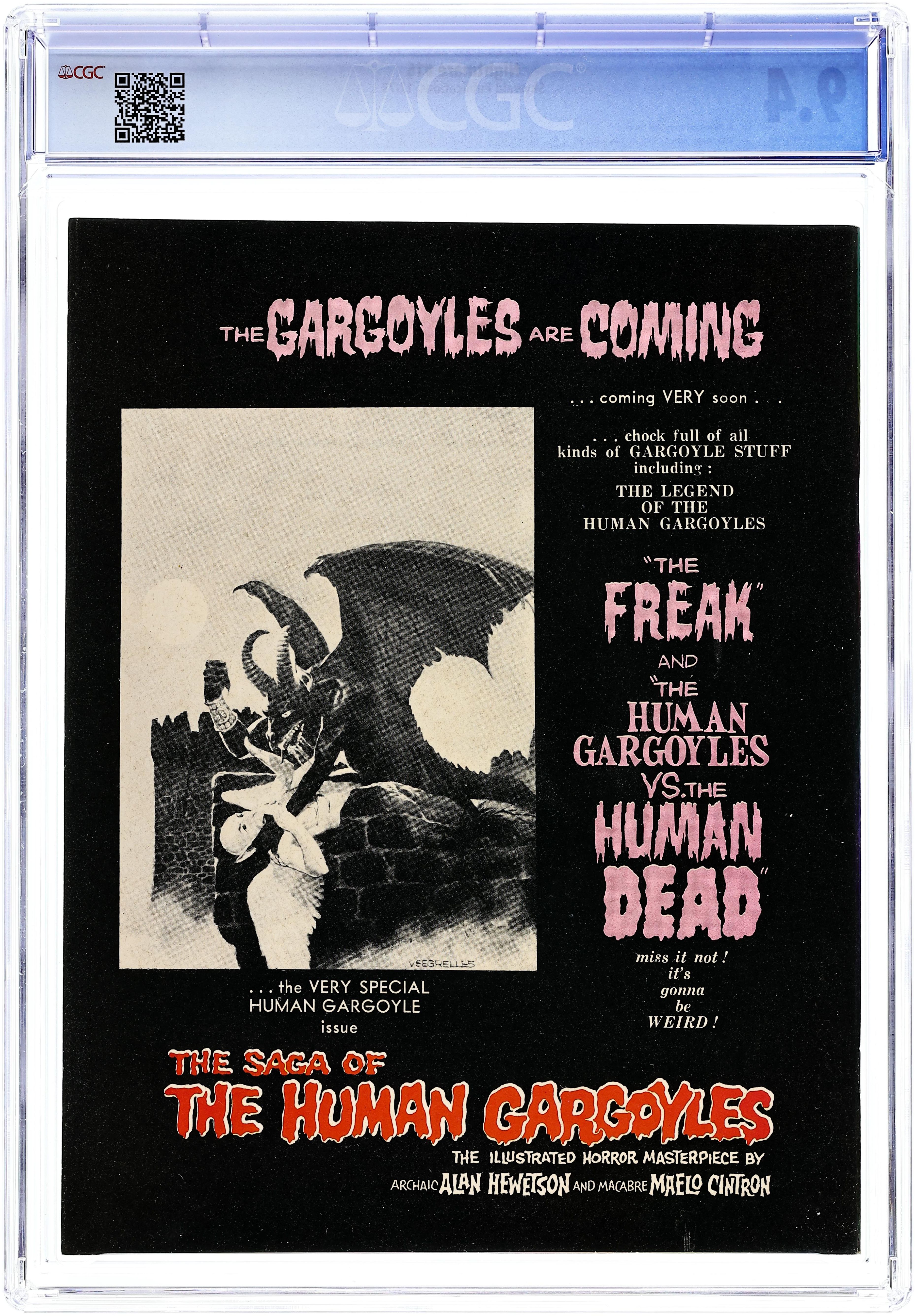 Nightmare (1970 SkyWald) 16 CGC 9.4