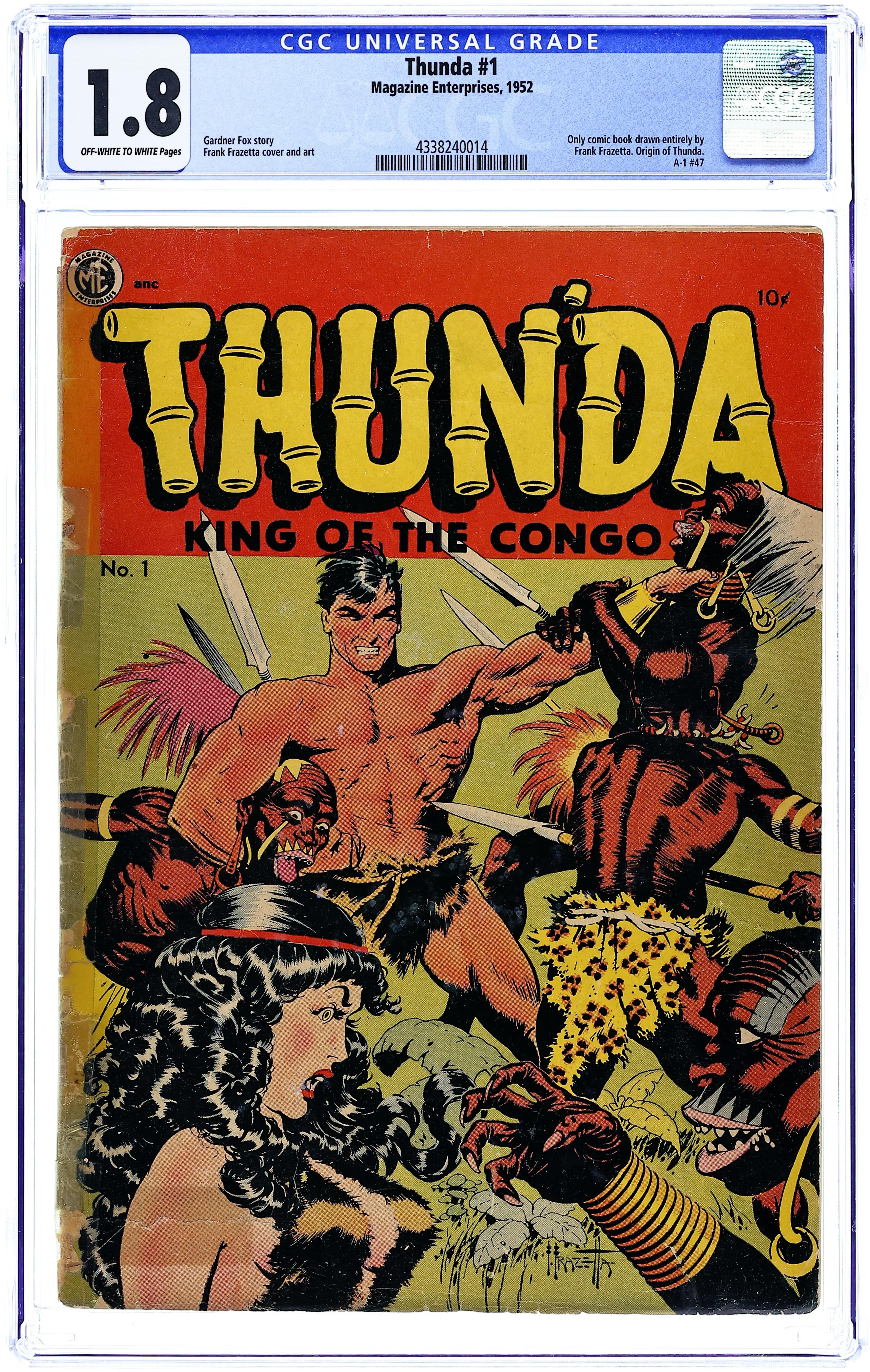 Thunda (1952) 1 CGC 1.8