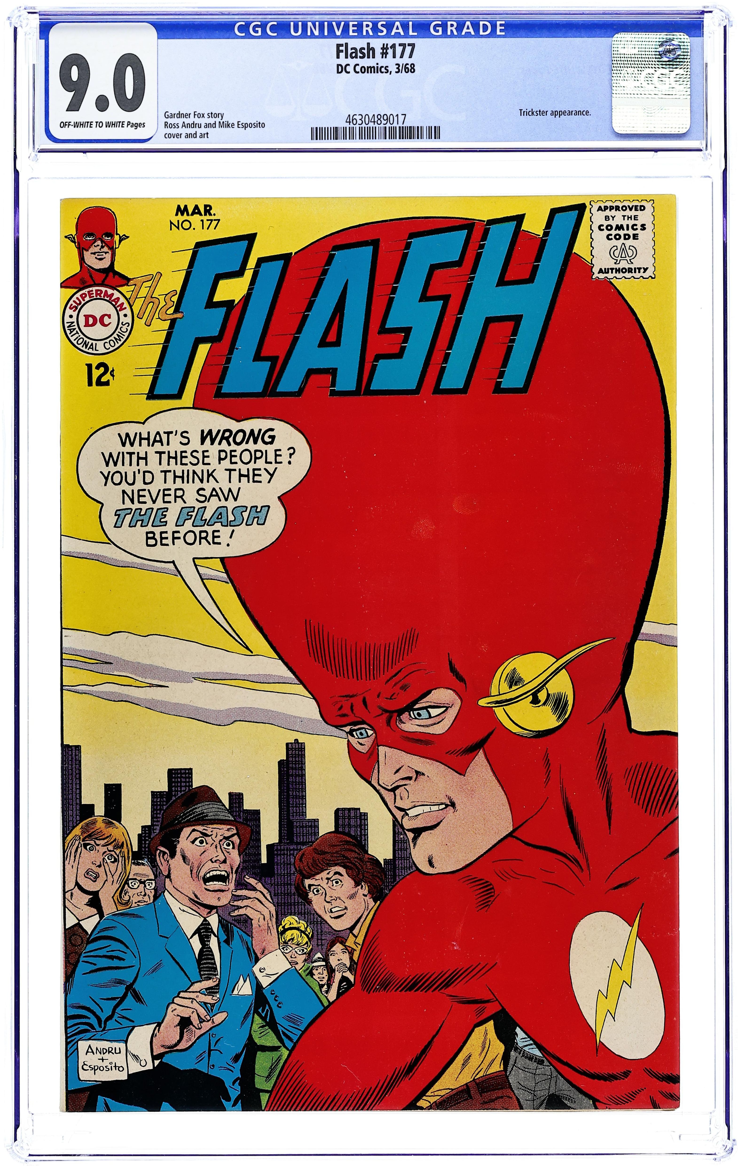 Flash (1959 1st Series DC) 177 CGC 9.0