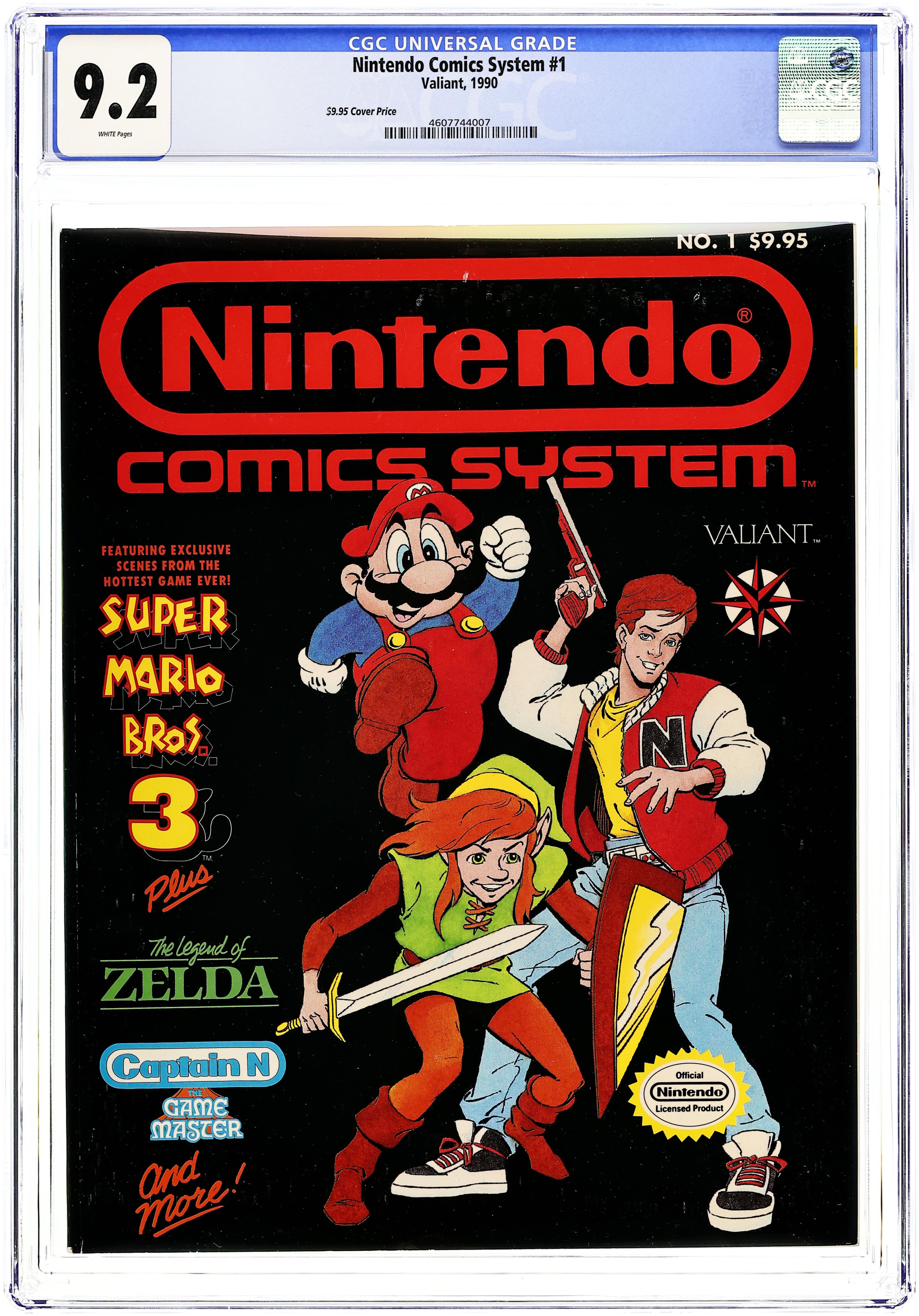 Nintendo Comics System TPB (1990 Valiant) 1B-1ST CGC 9.2