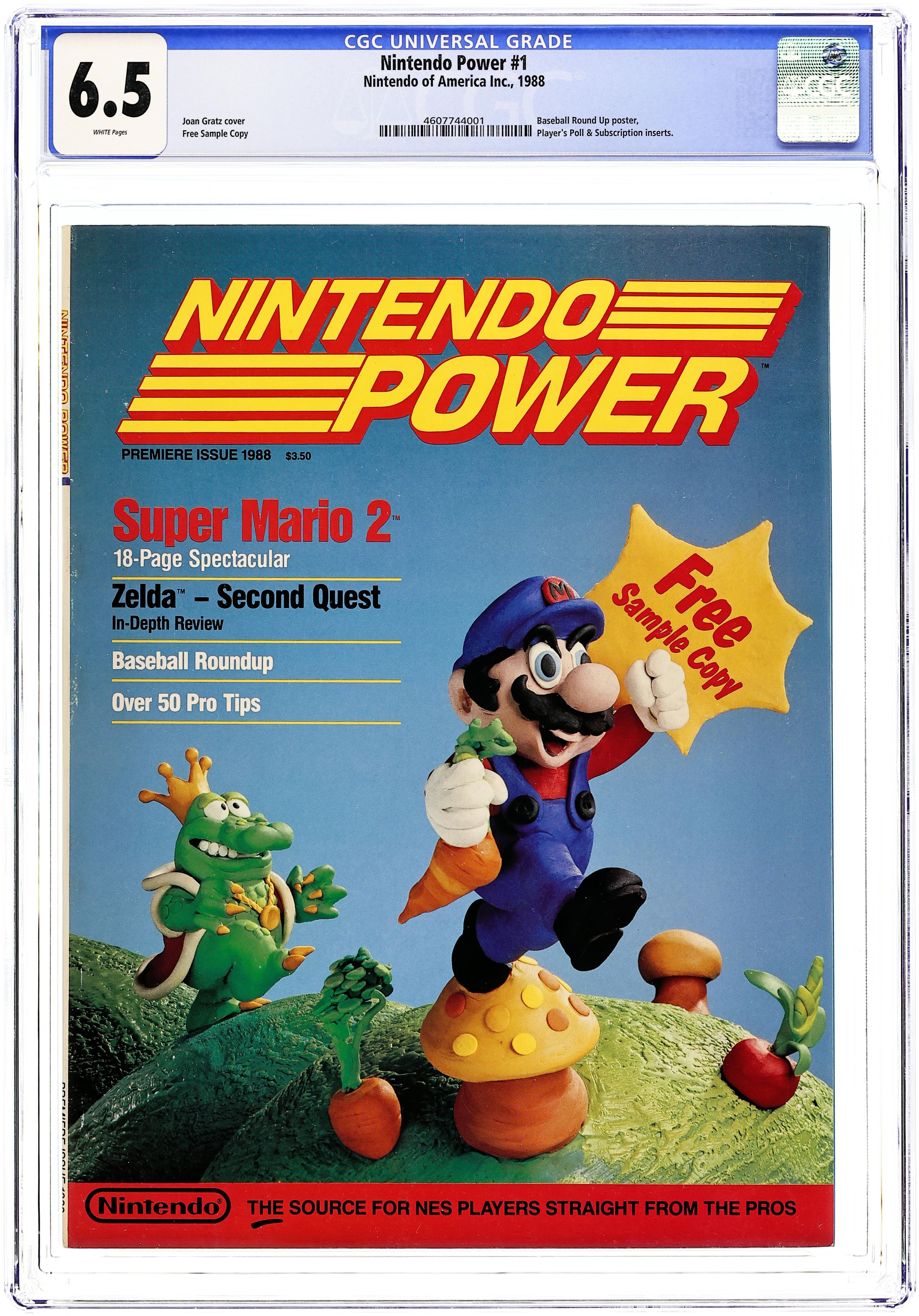 Nintendo Power (1988-2012 Nintendo of America) 1B CGC 6.5
