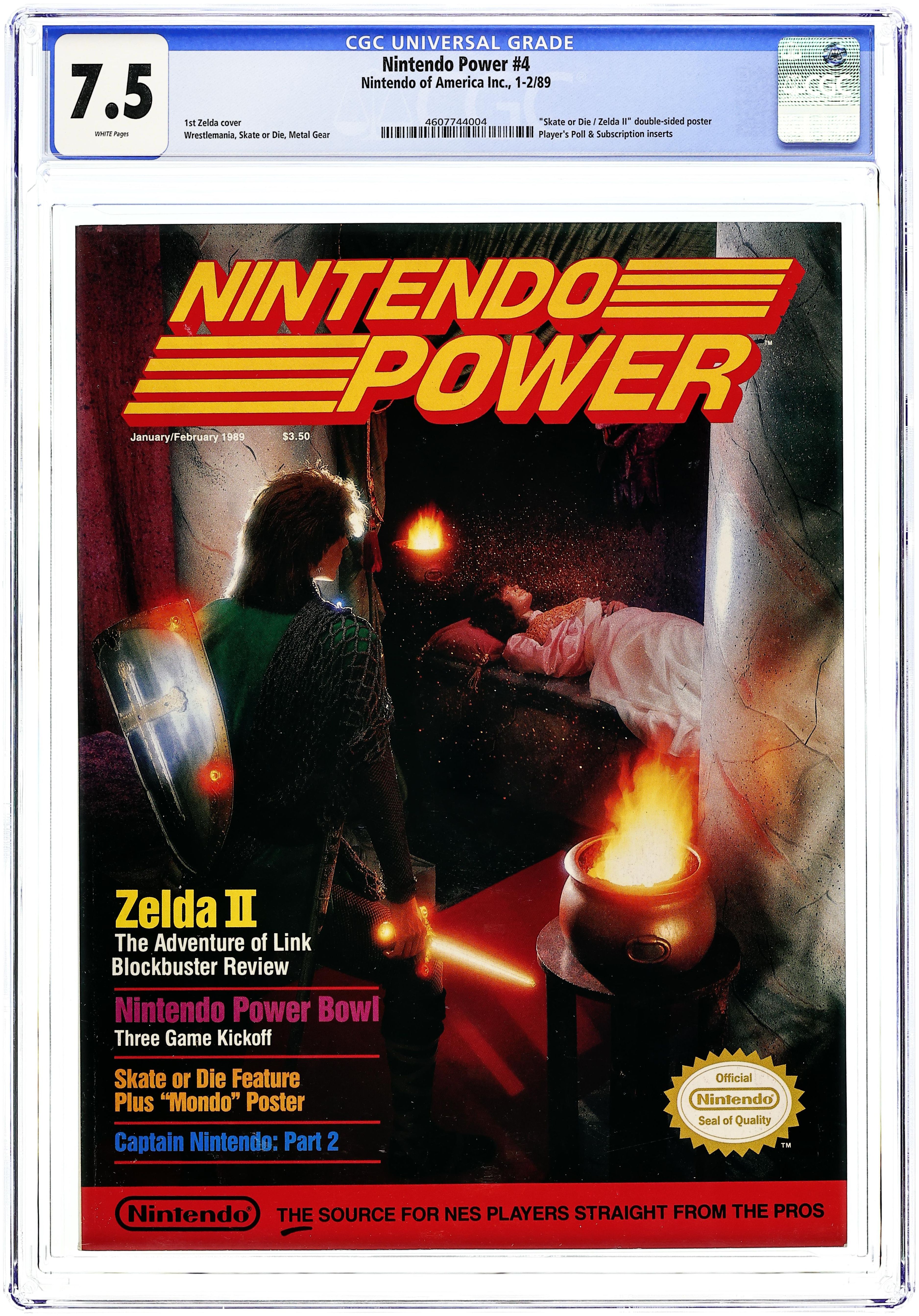 Nintendo Power (1988-2012 Nintendo of America) 4 CGC 7.5