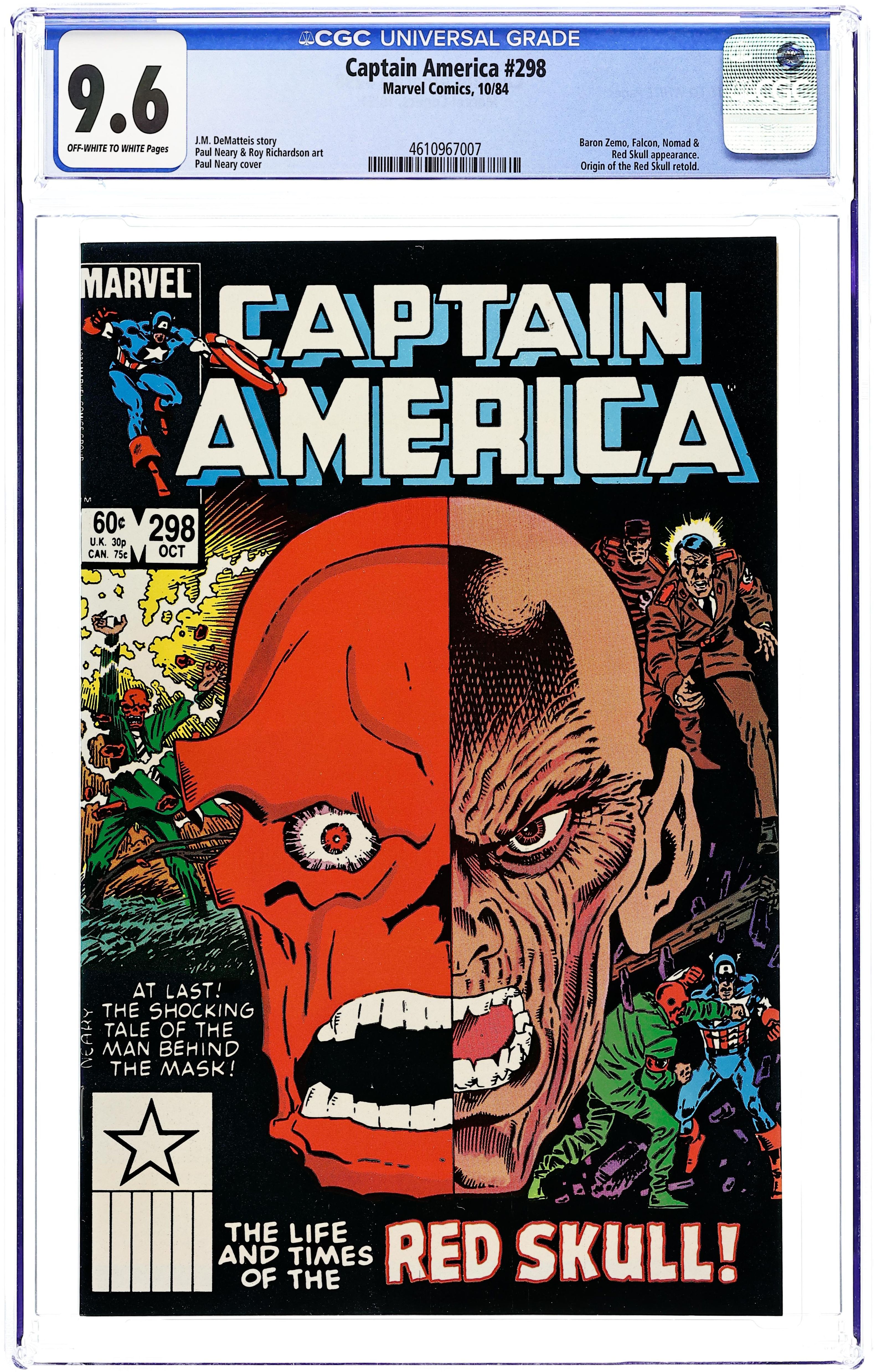 Captain America (1968 1st Series) 298 CGC 9.6