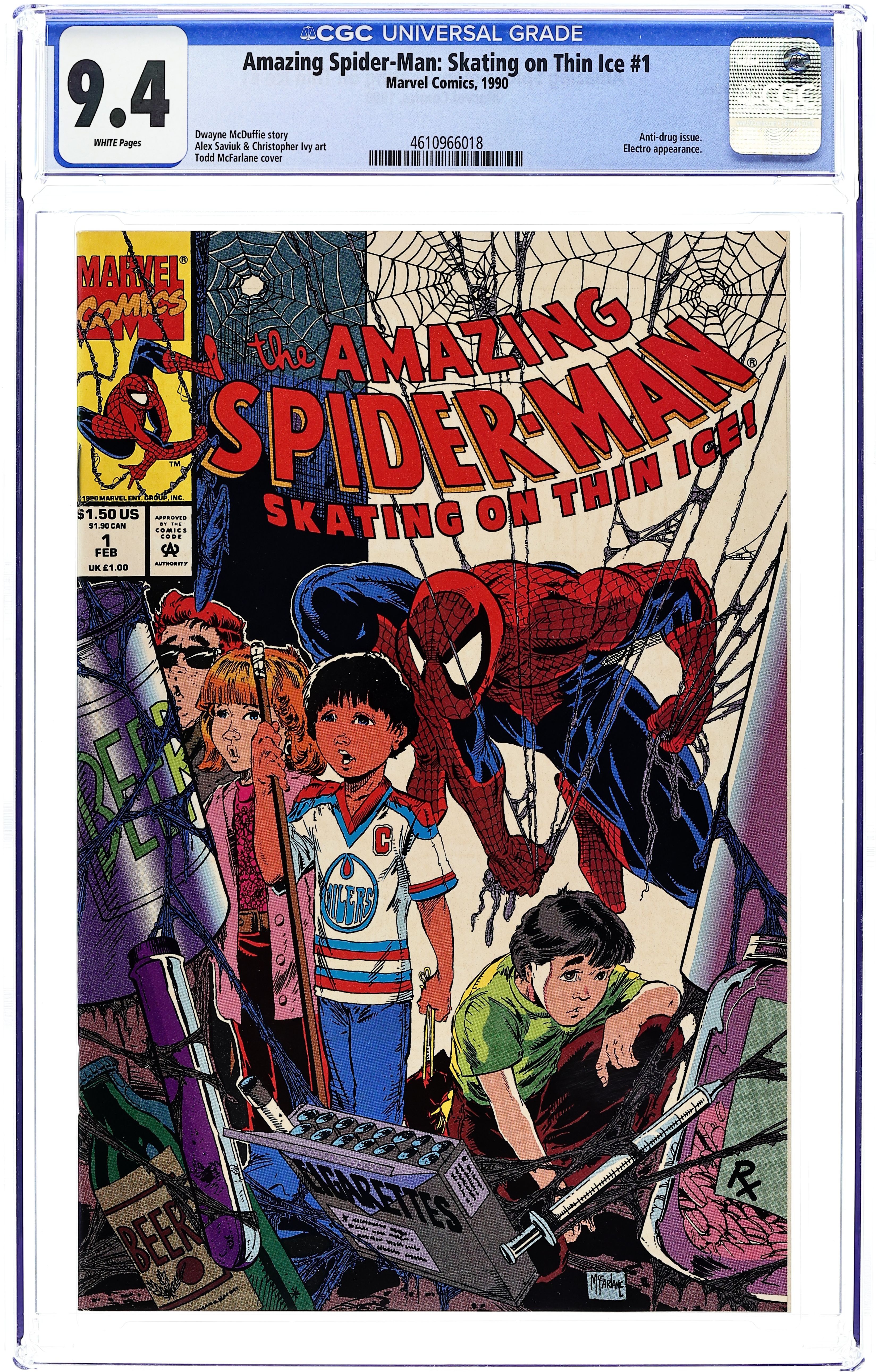 Skating comic books graded by CGC