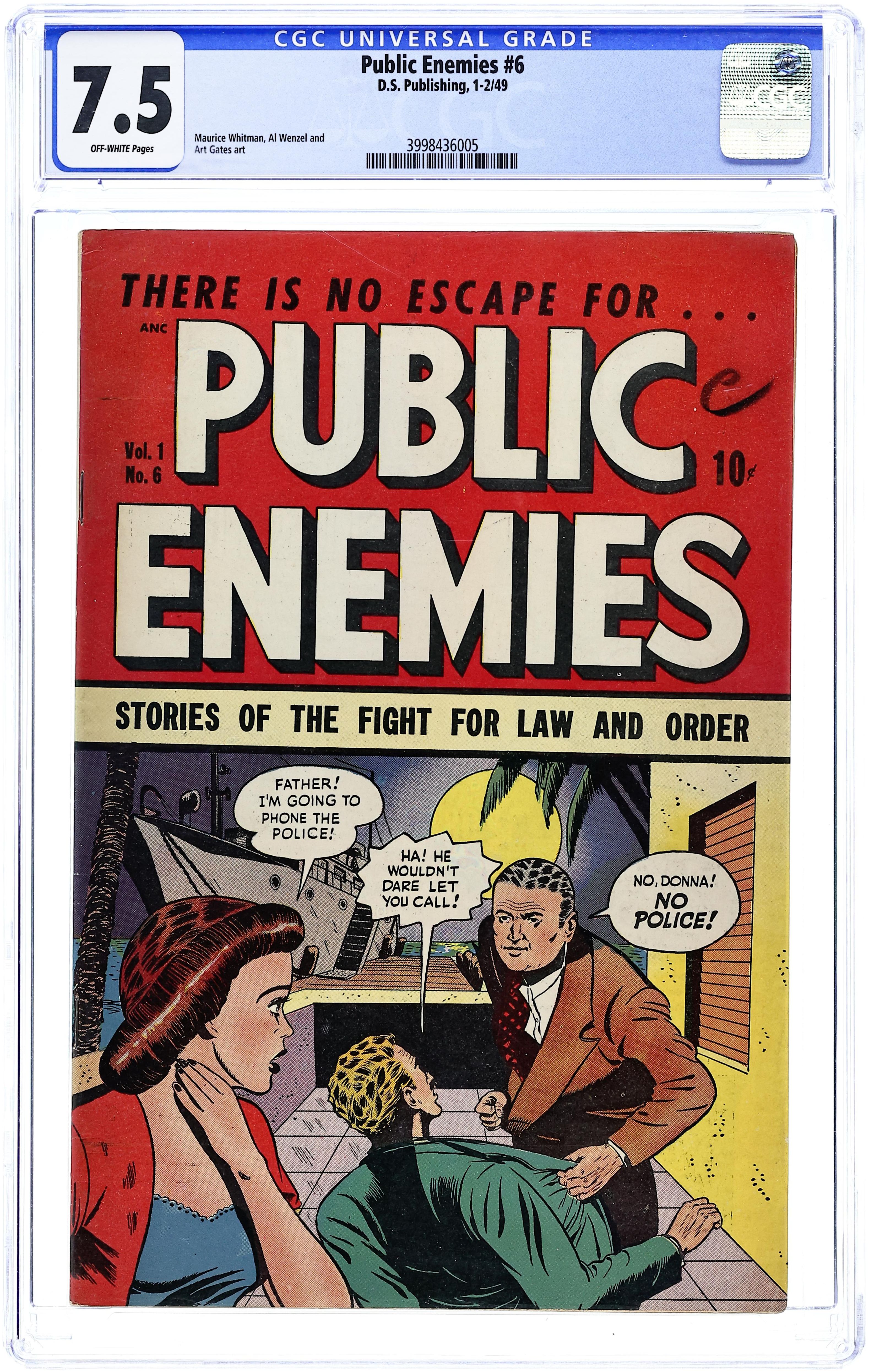 Public Enemies (1948-49 DS) 6 CGC 7.5