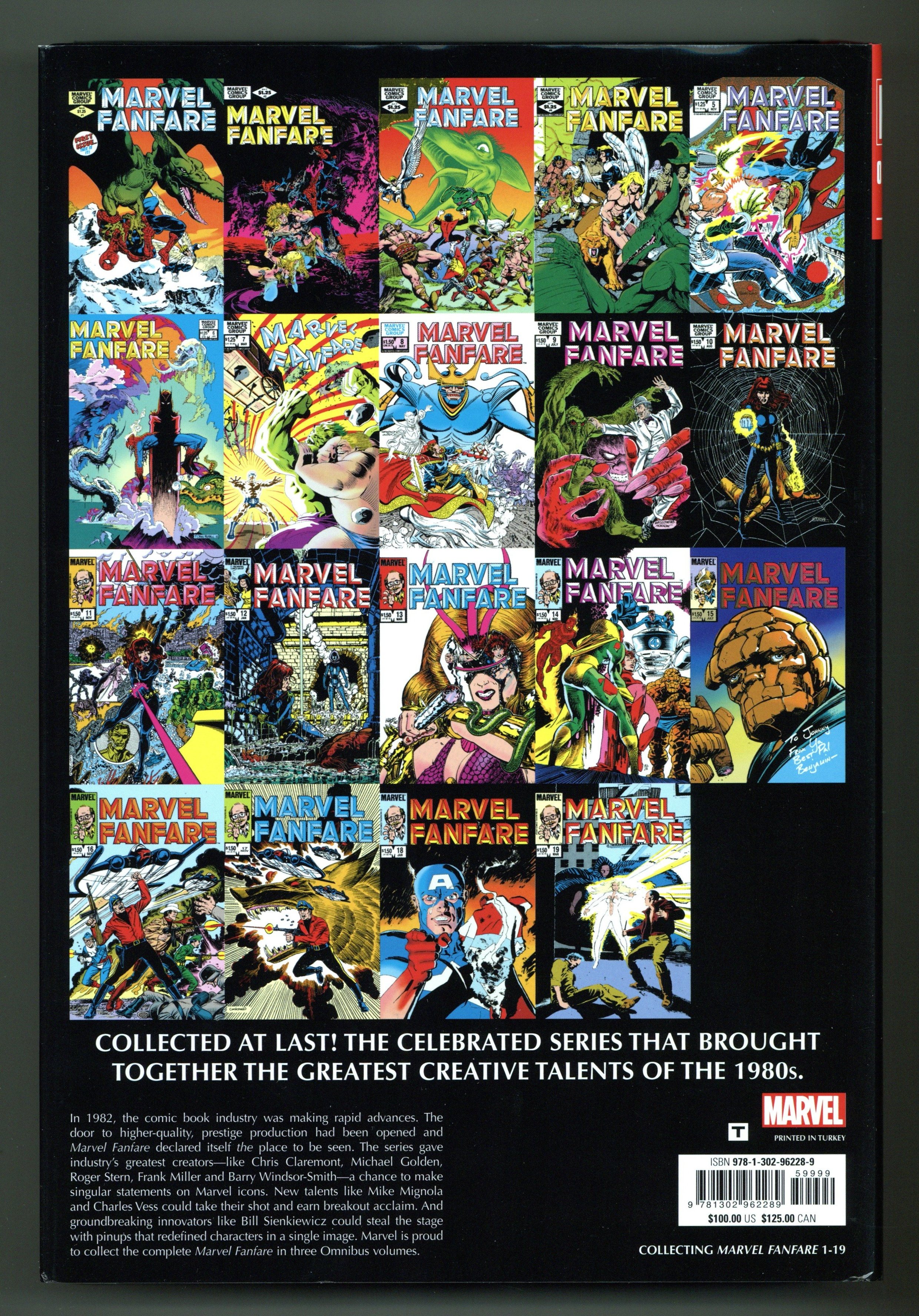 Marvel Fanfare Omnibus HC (2025 Marvel) 1B-1ST NM 9.4