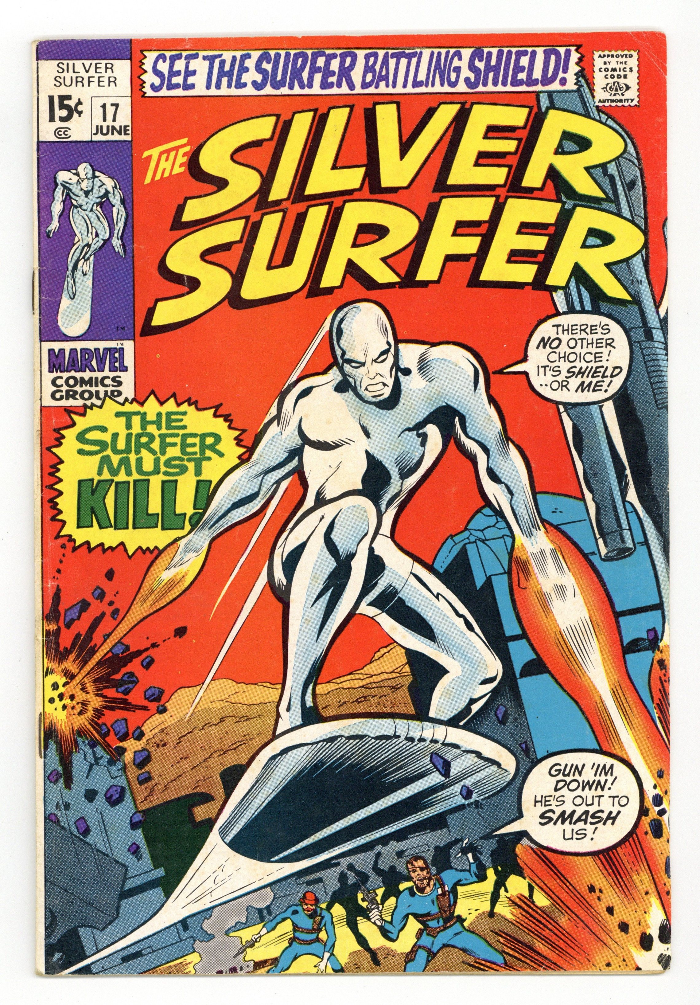 Silver Surfer (1968 1st Series) 17 VG- 3.5