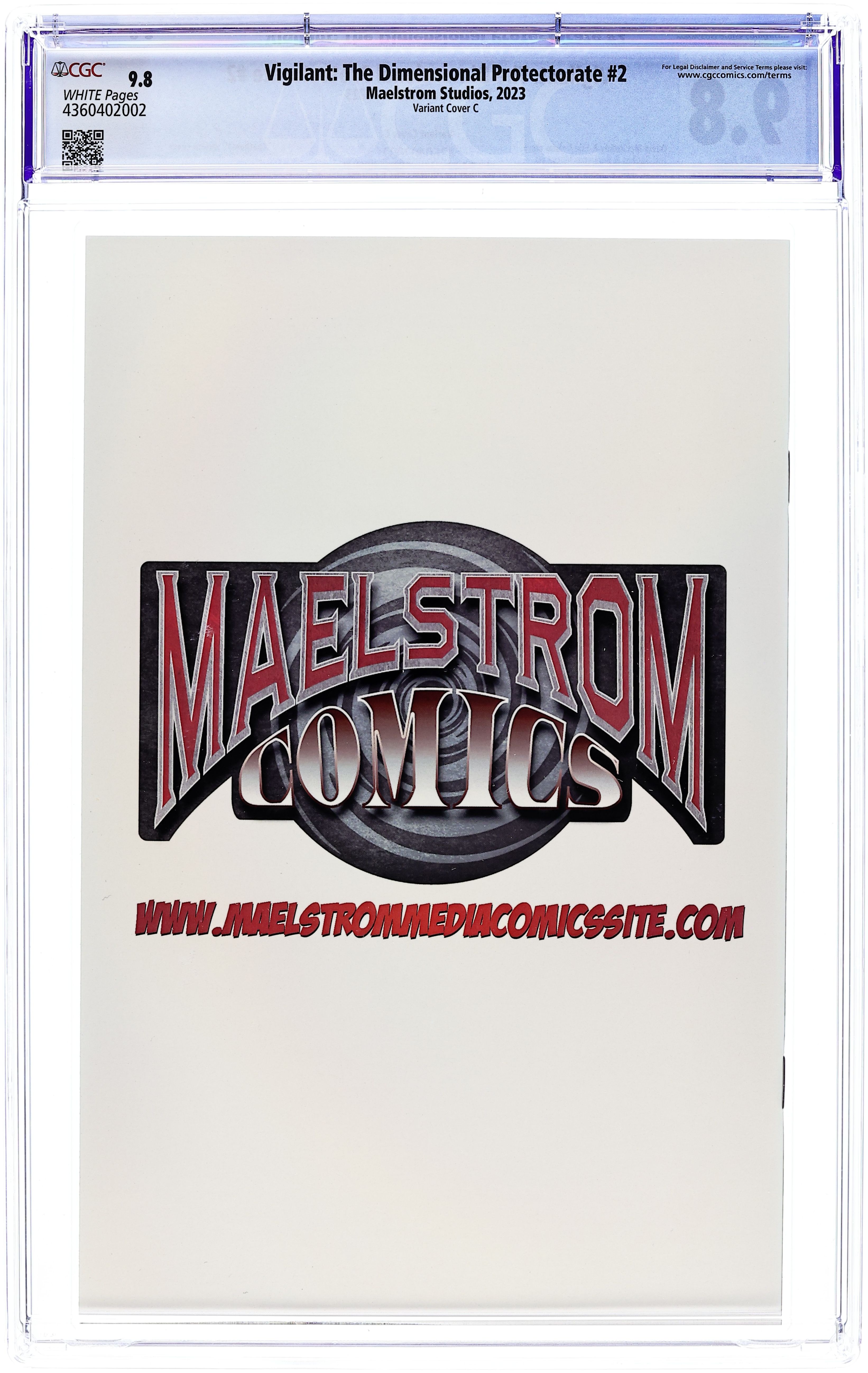 Vigilant The Dimensional Protectorate (2023 Maelstrom) 2C.A CGC 9.8