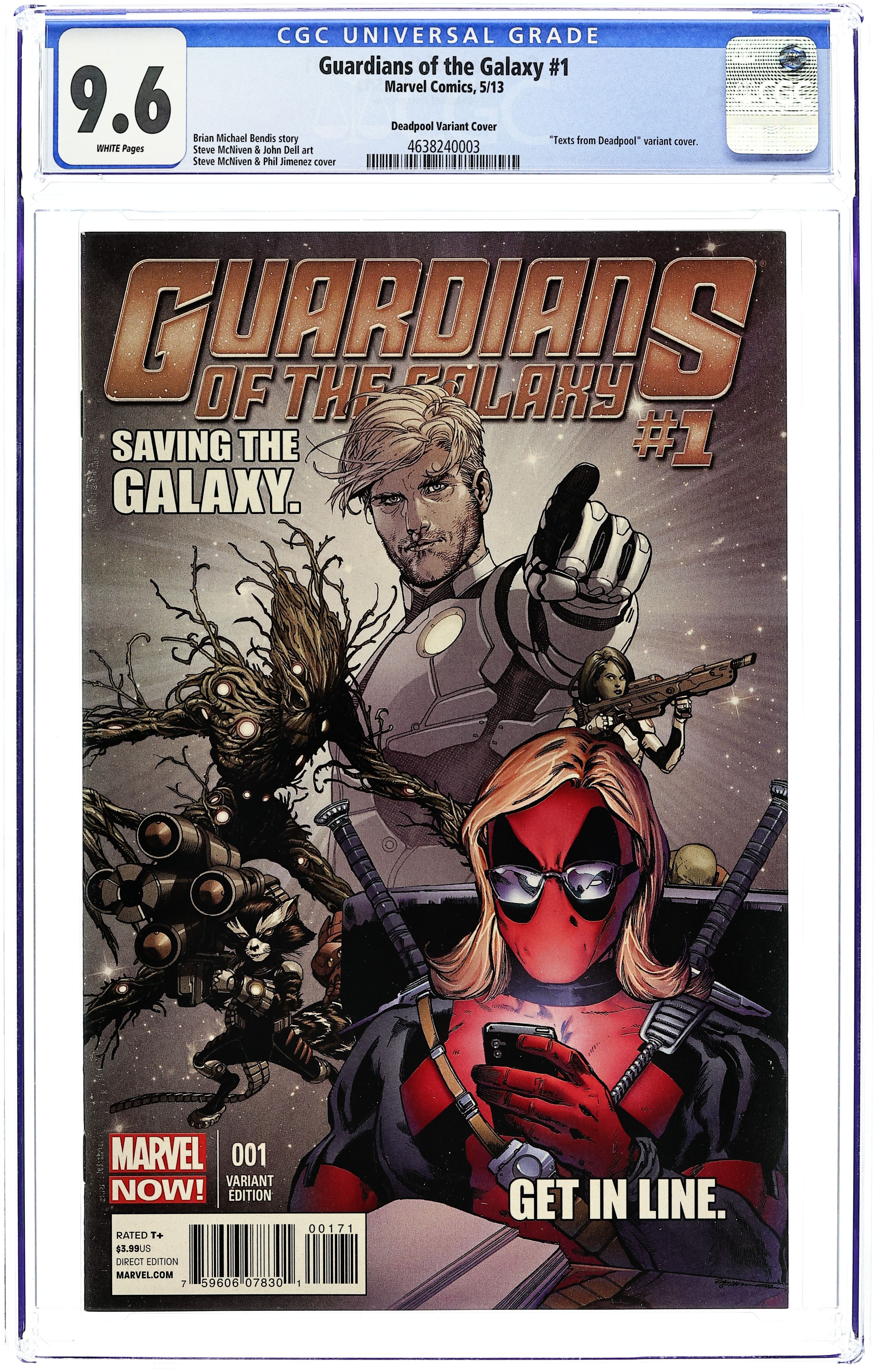 Guardians of the Galaxy (2013 3rd Series) 1G CGC 9.6
