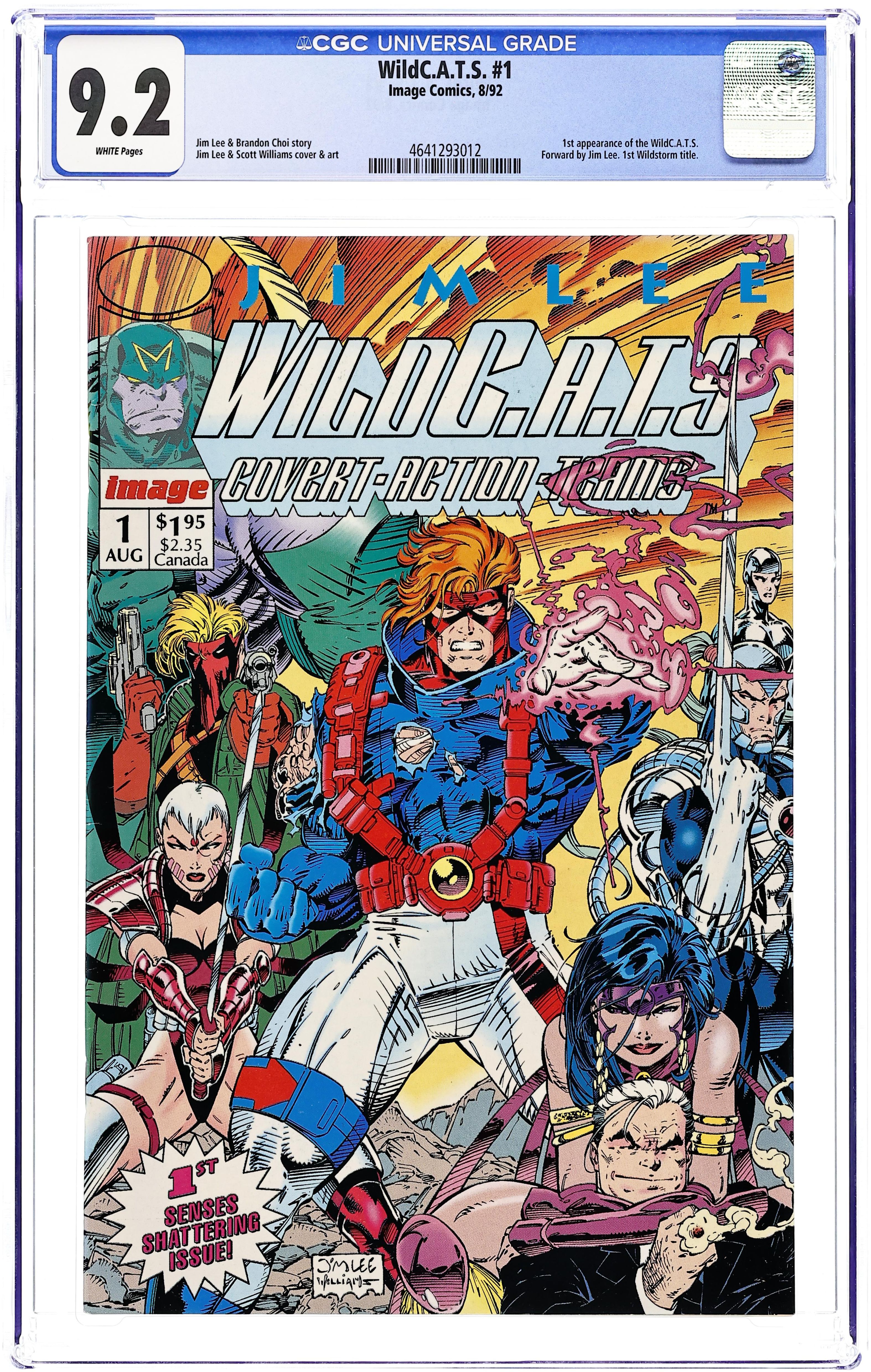 Wildcats Covert Action Teams (1992 Image) 1A CGC 9.2