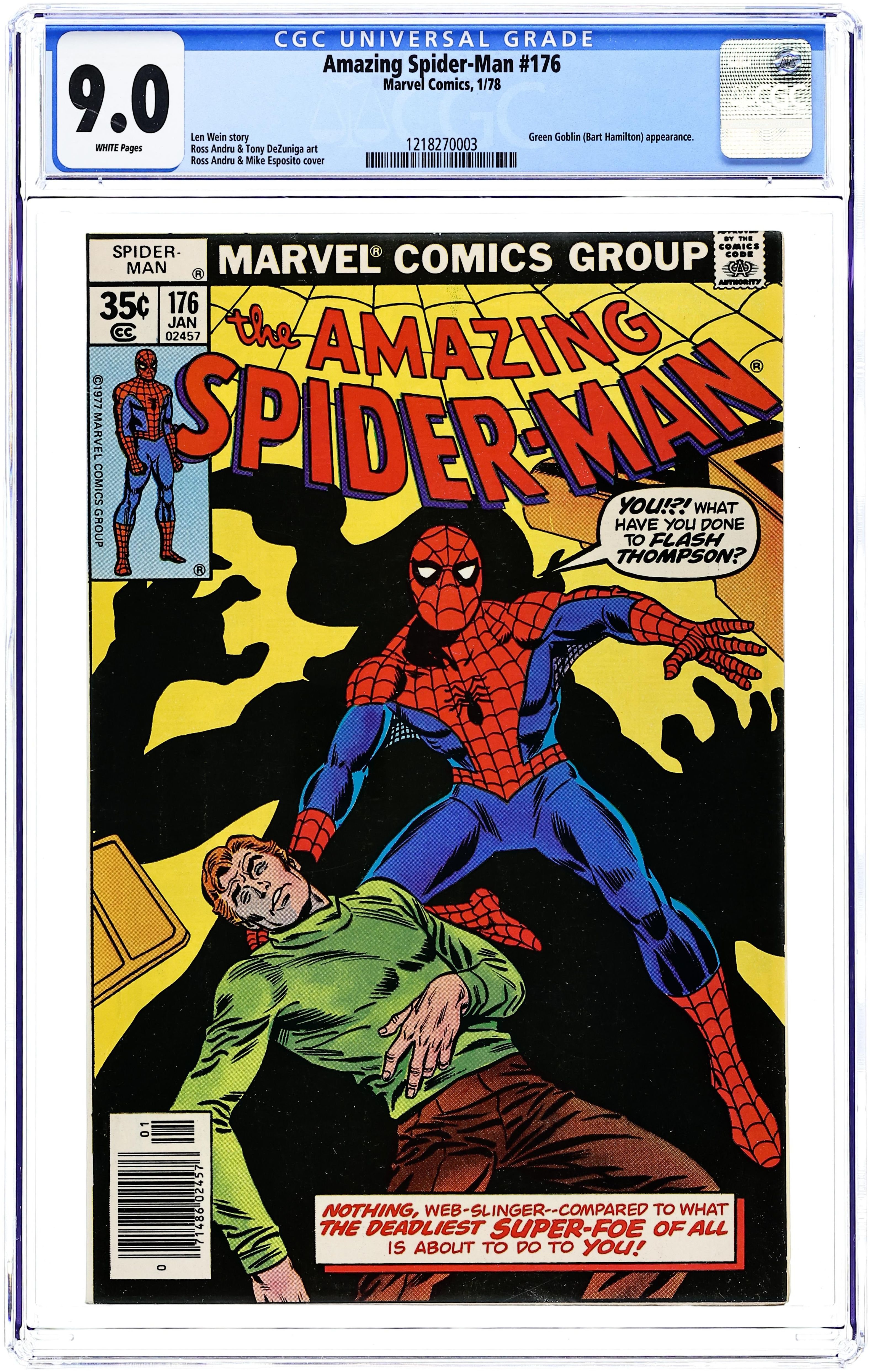 Amazing Spider-Man (1963 1st Series) 176 CGC 9.0