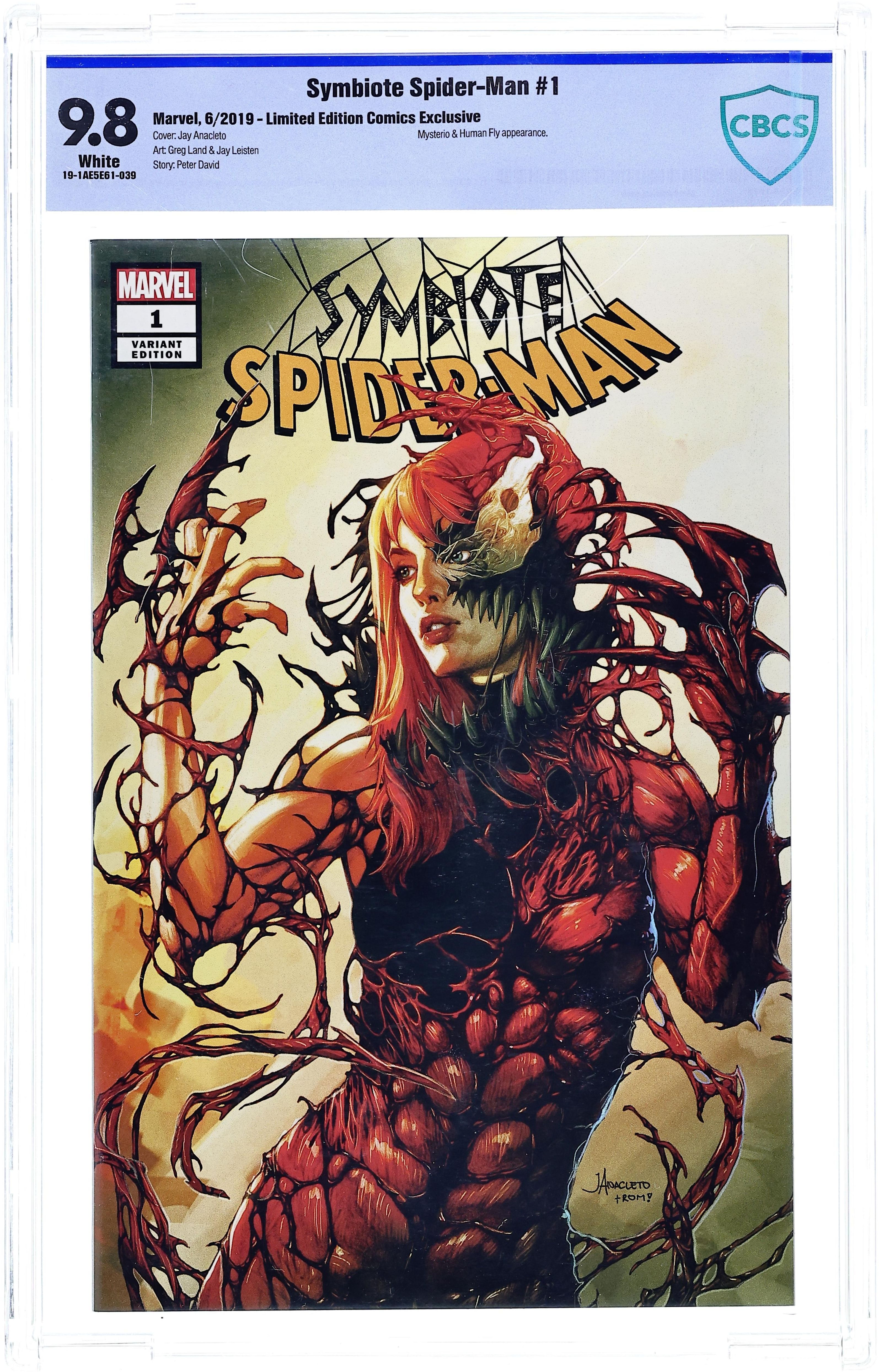Symbiote Spider-Man (2019 Marvel) 1LEC.A CBCS 9.8