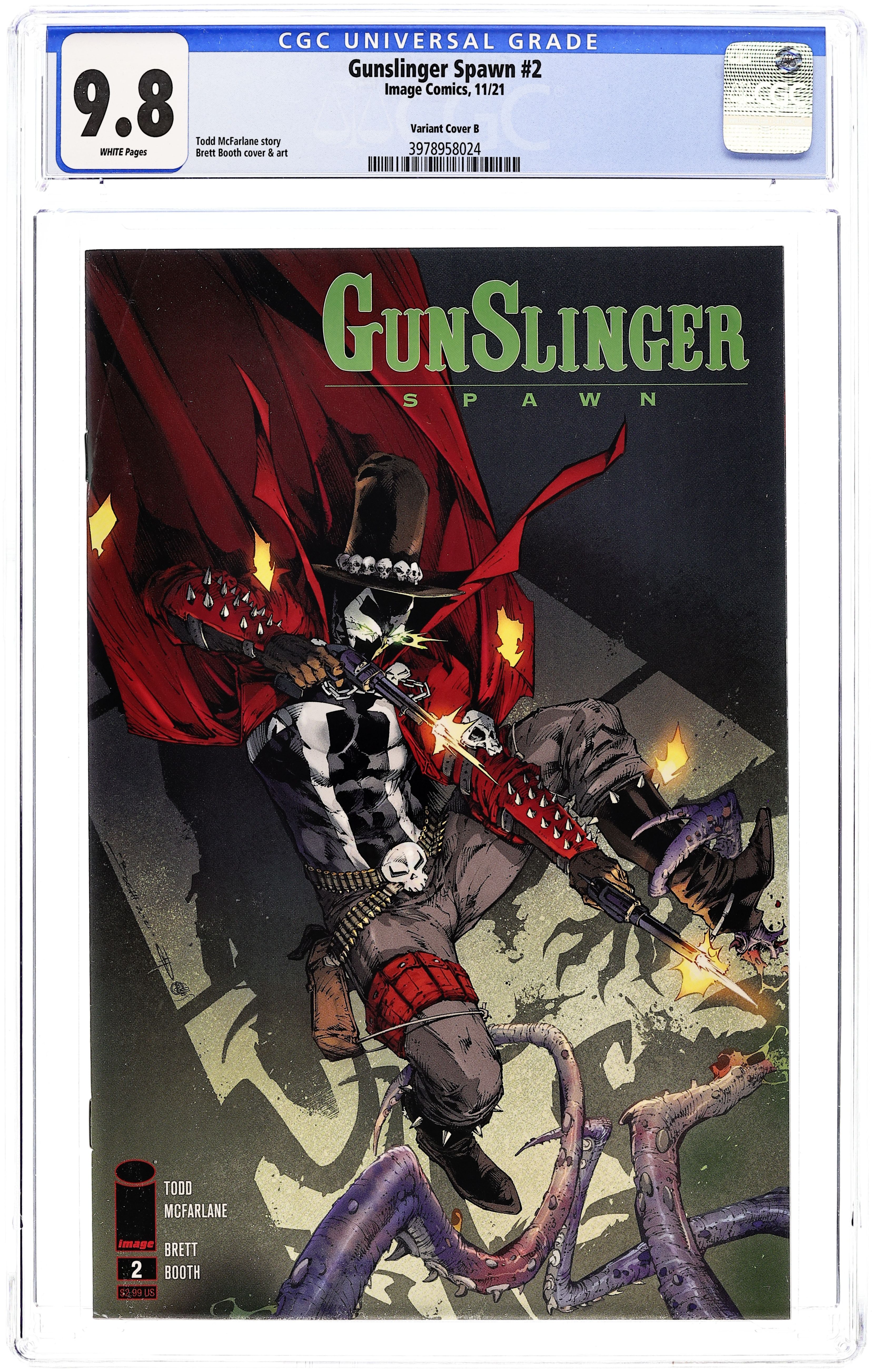 Gunslinger Spawn (2021 Image) 2B CGC 9.8