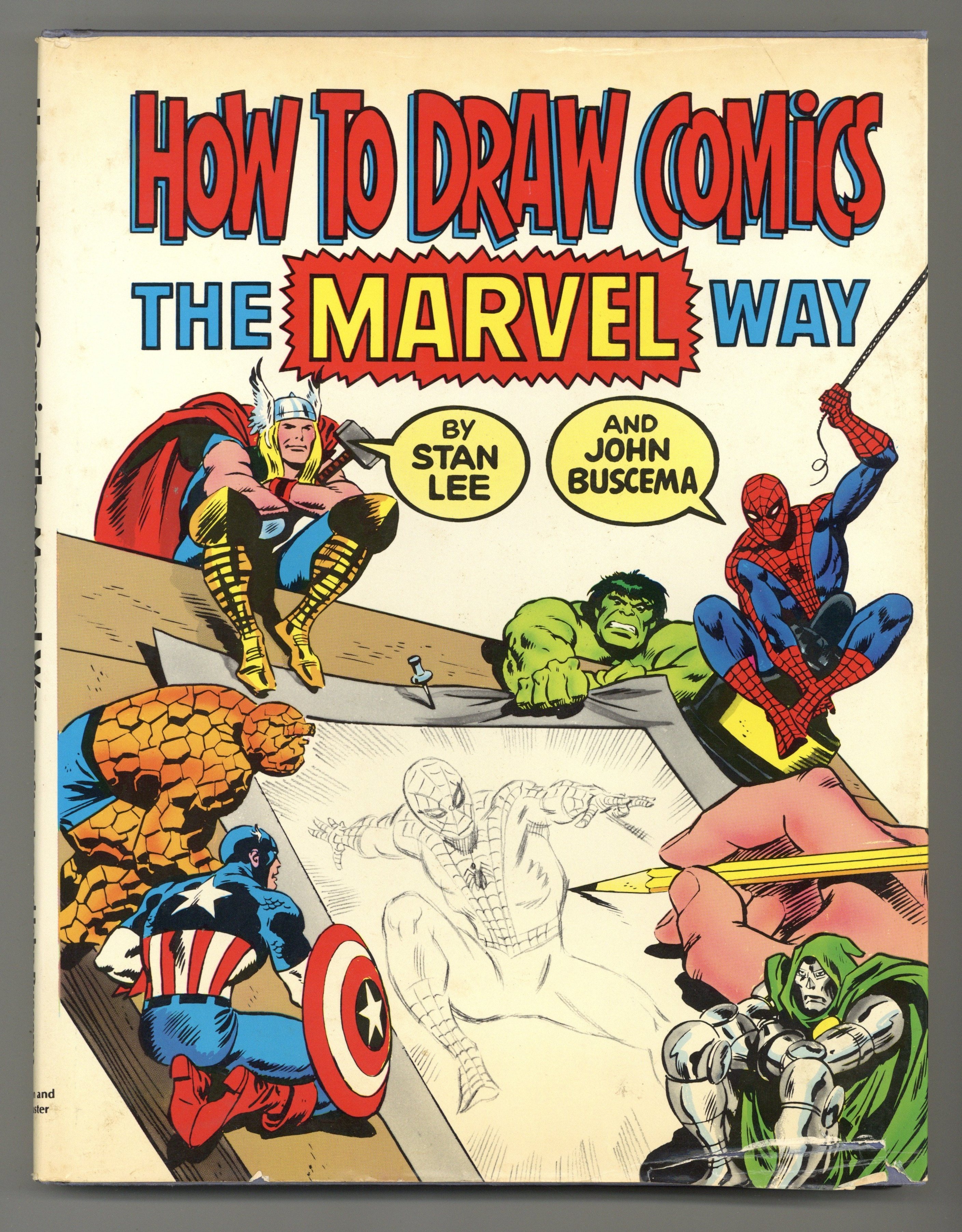 How to Draw Comics the Marvel Way HC (1978 Simon & Schuster) 1-REP VG 4.0