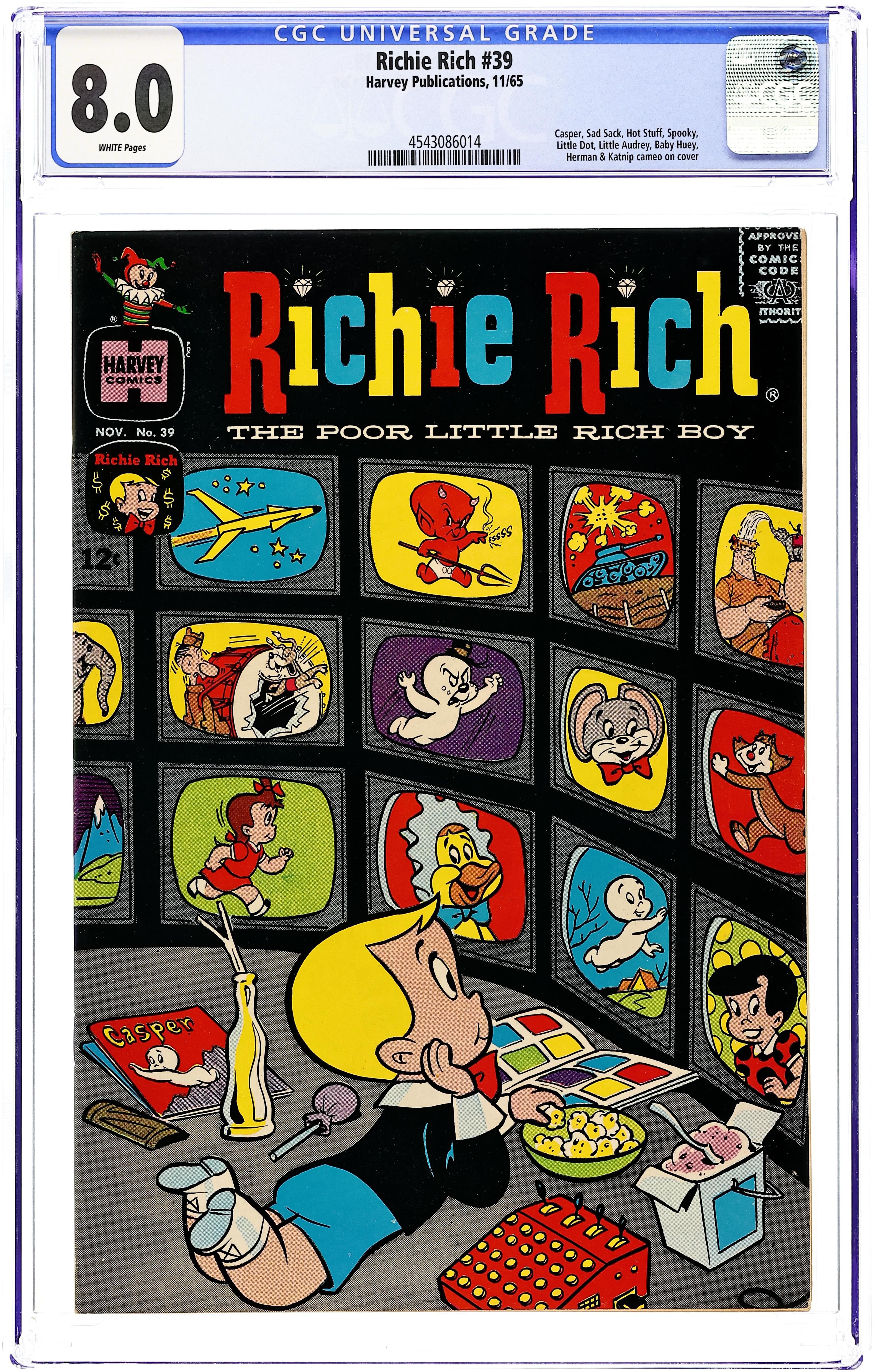 Richie Rich (1960 1st Series) 39 CGC 8.0