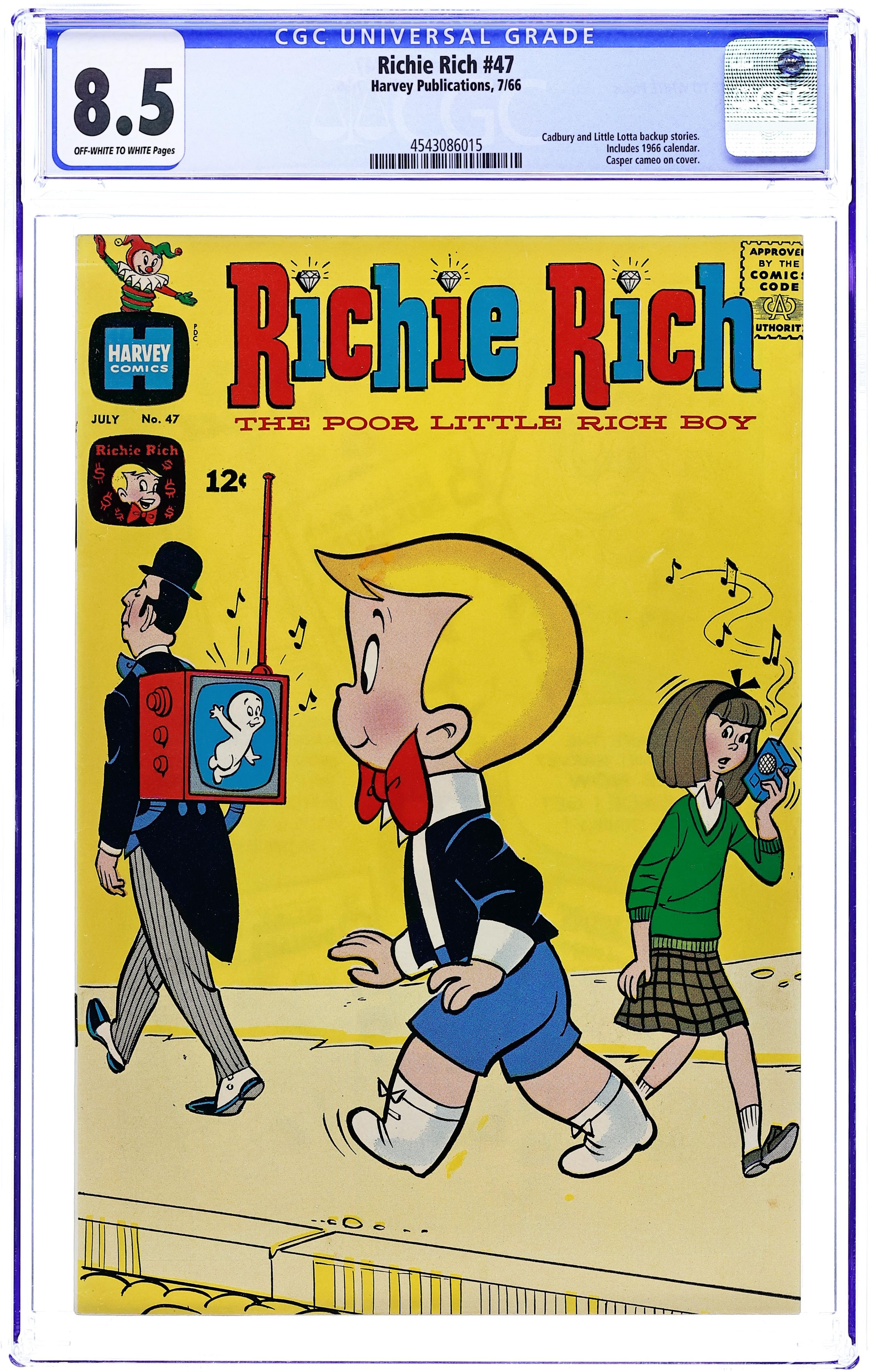 Richie Rich (1960 1st Series) 47 CGC 8.5