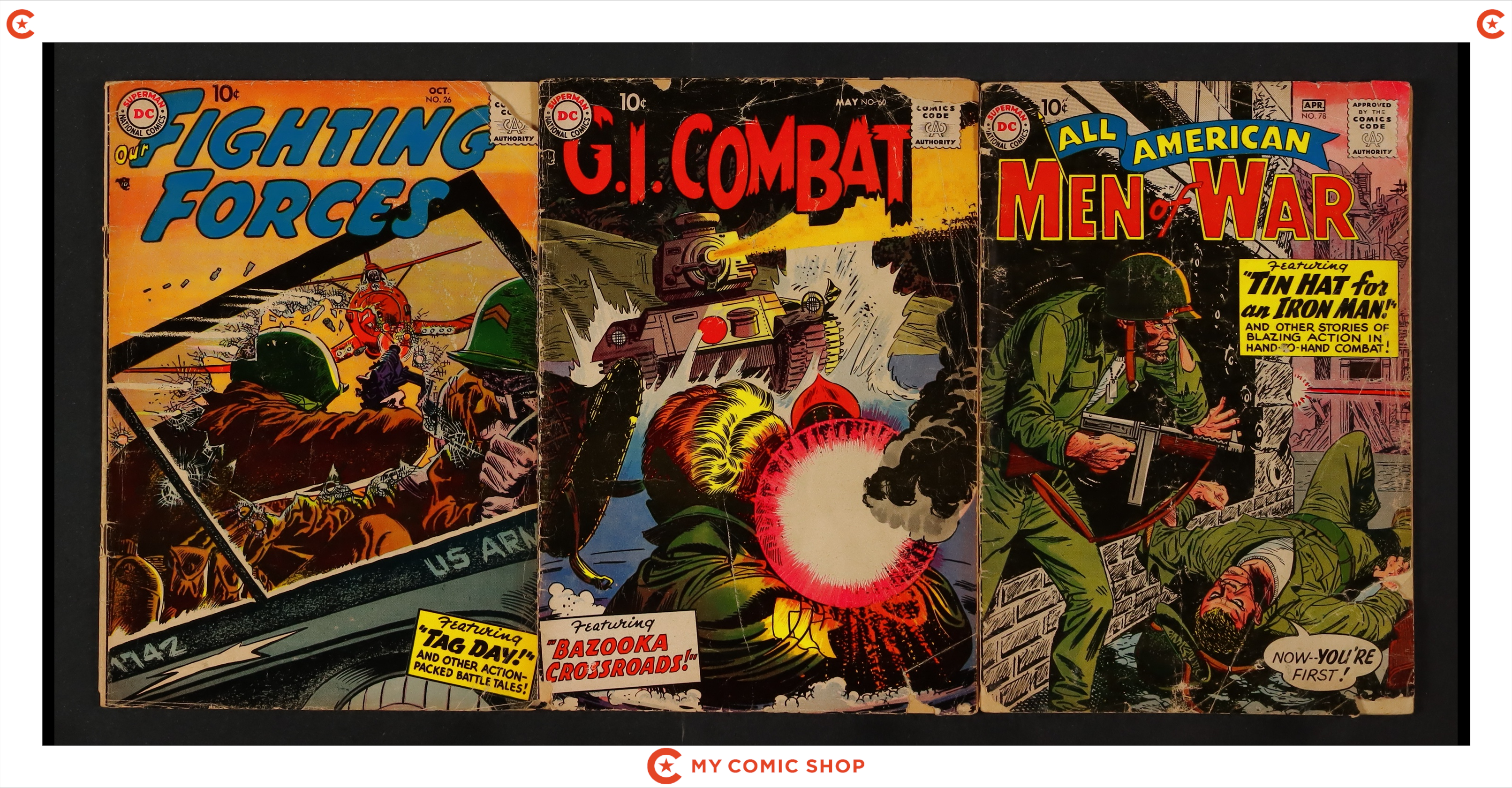 DC War Lot of 3