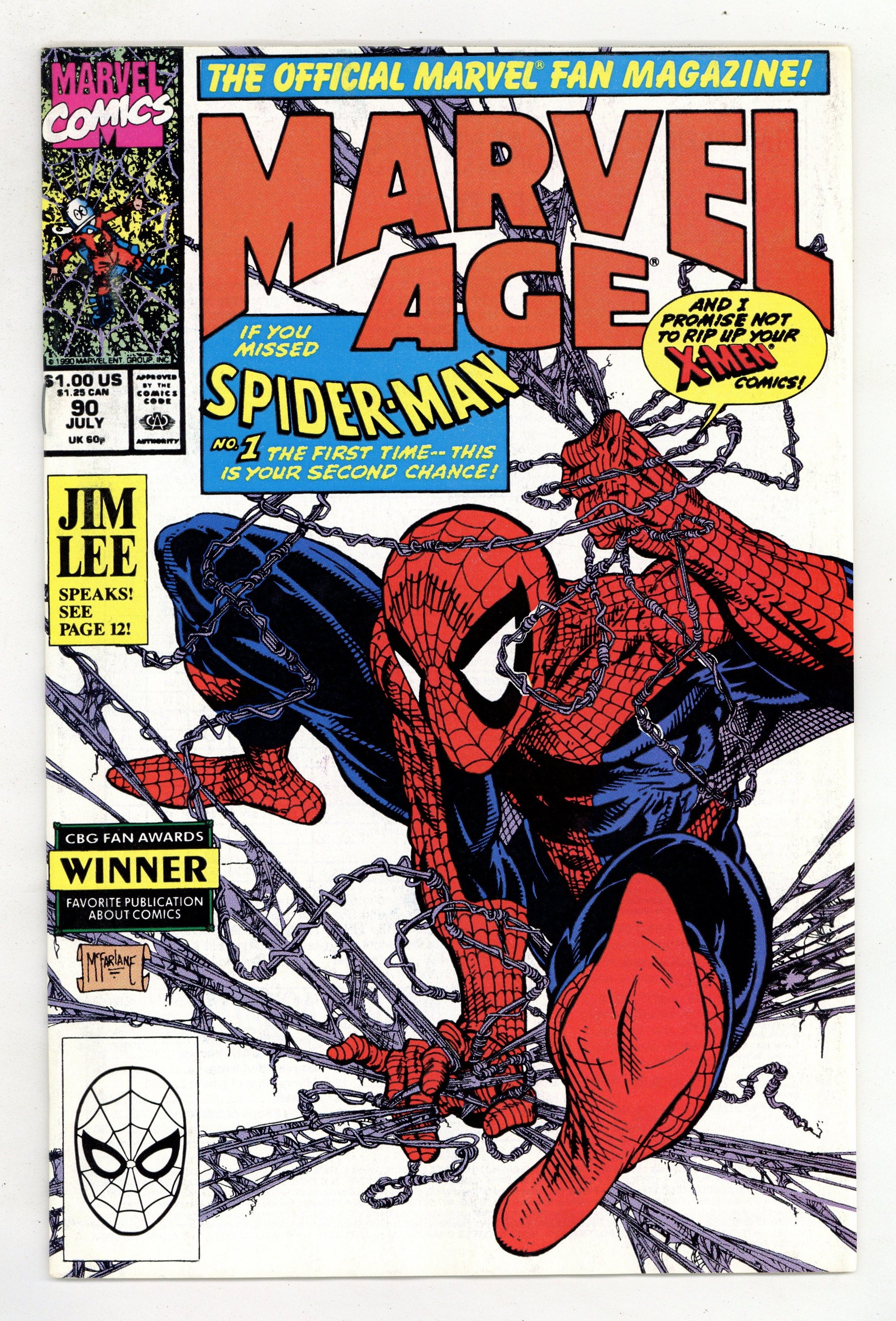 Marvel Age (1983 Marvel) 90 FN/VF 7.0