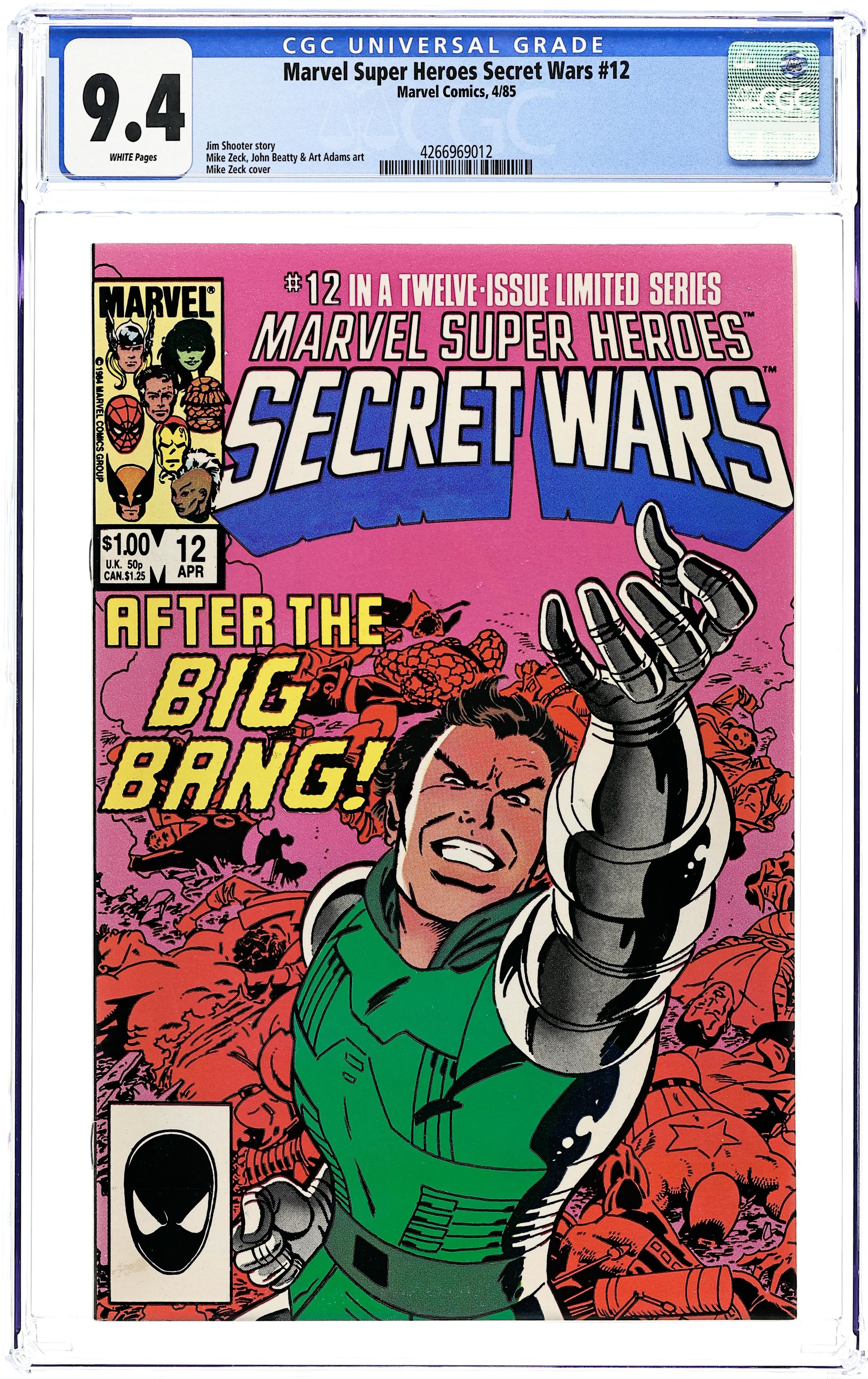 Marvel Super Heroes Secret Wars (1984) 12D CGC 9.4