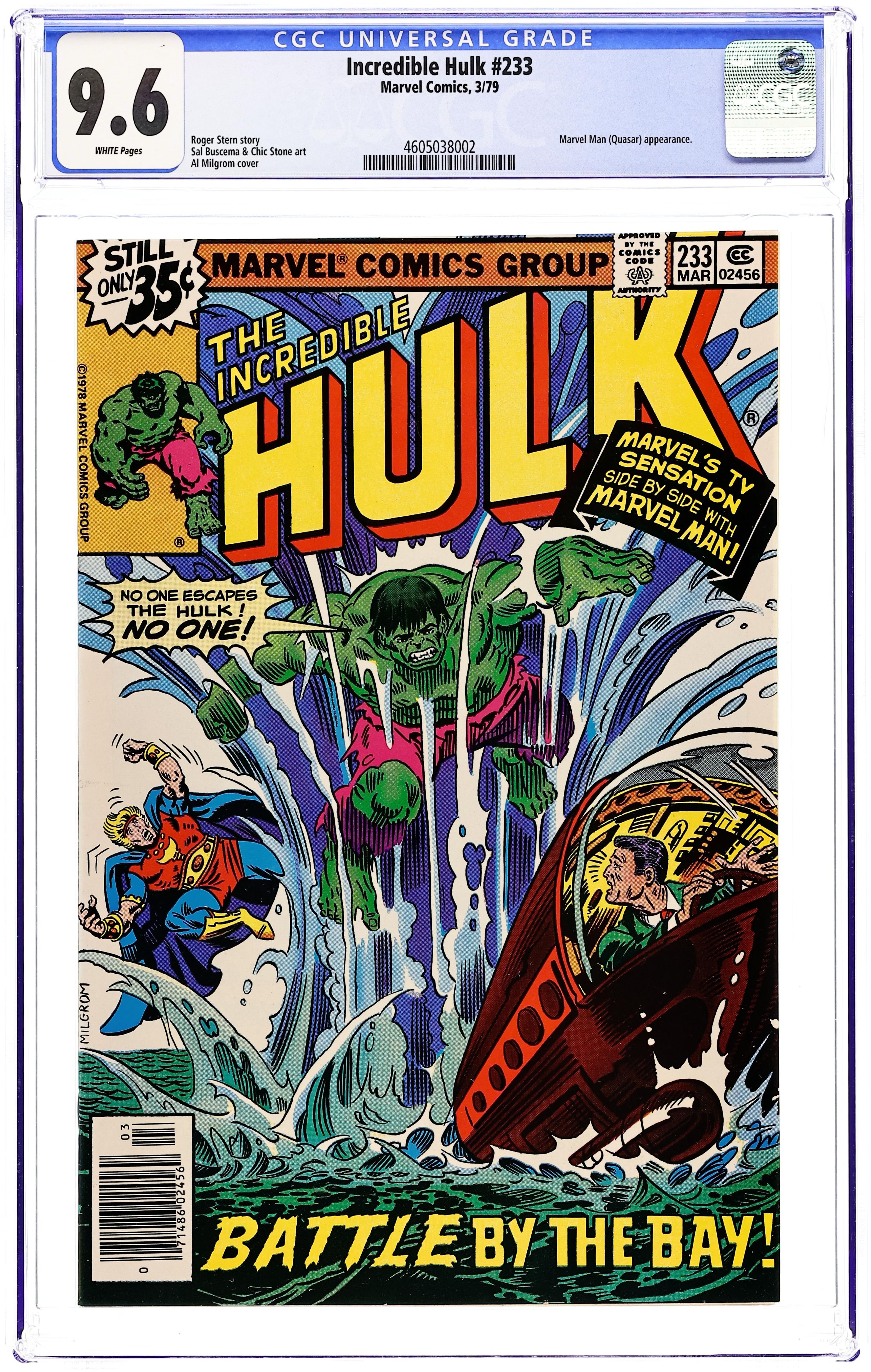 Incredible Hulk (1962 Marvel 1st Series) 233 CGC 9.6