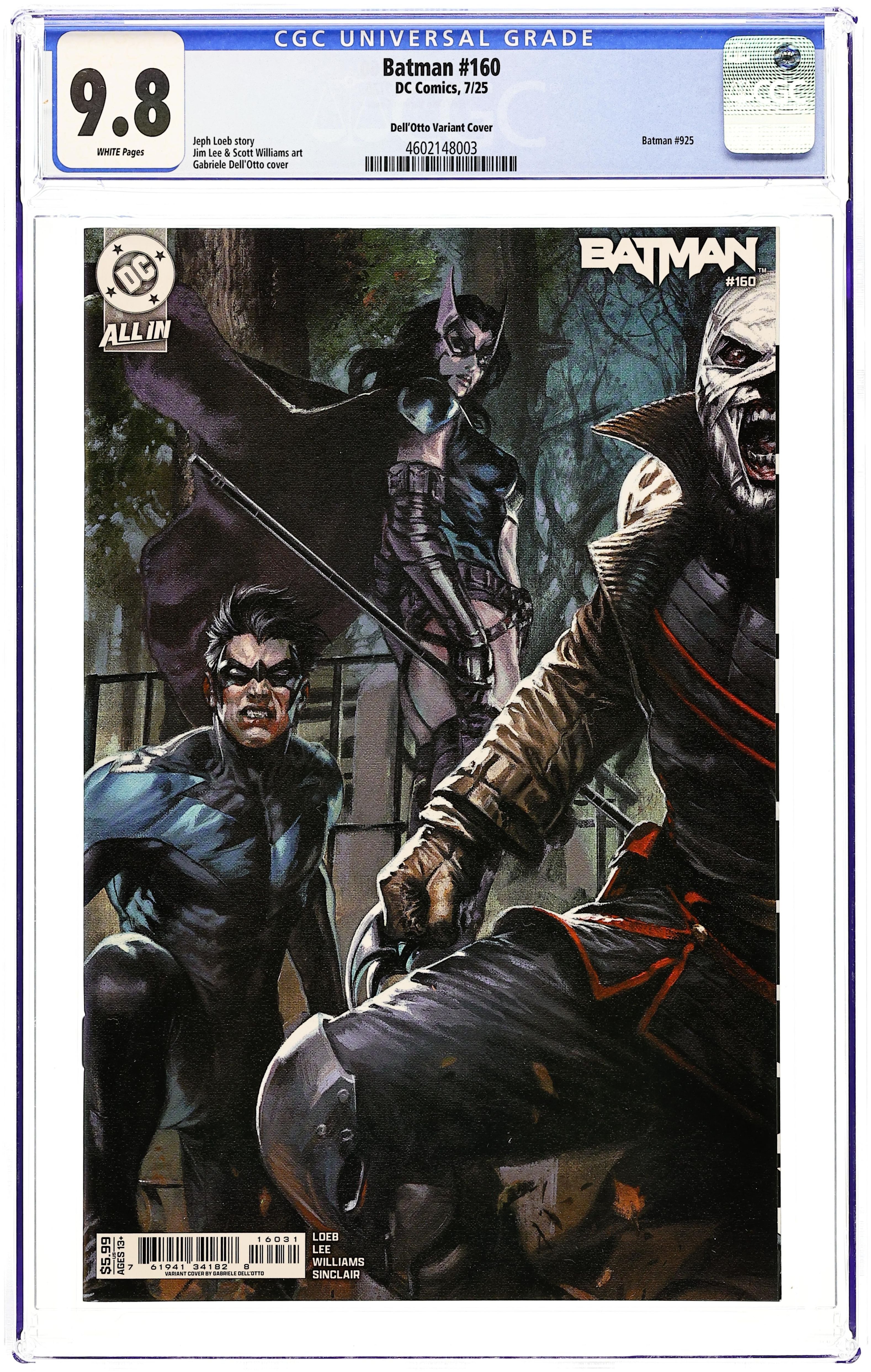 Batman (2016 3rd Series) 160C CGC 9.8