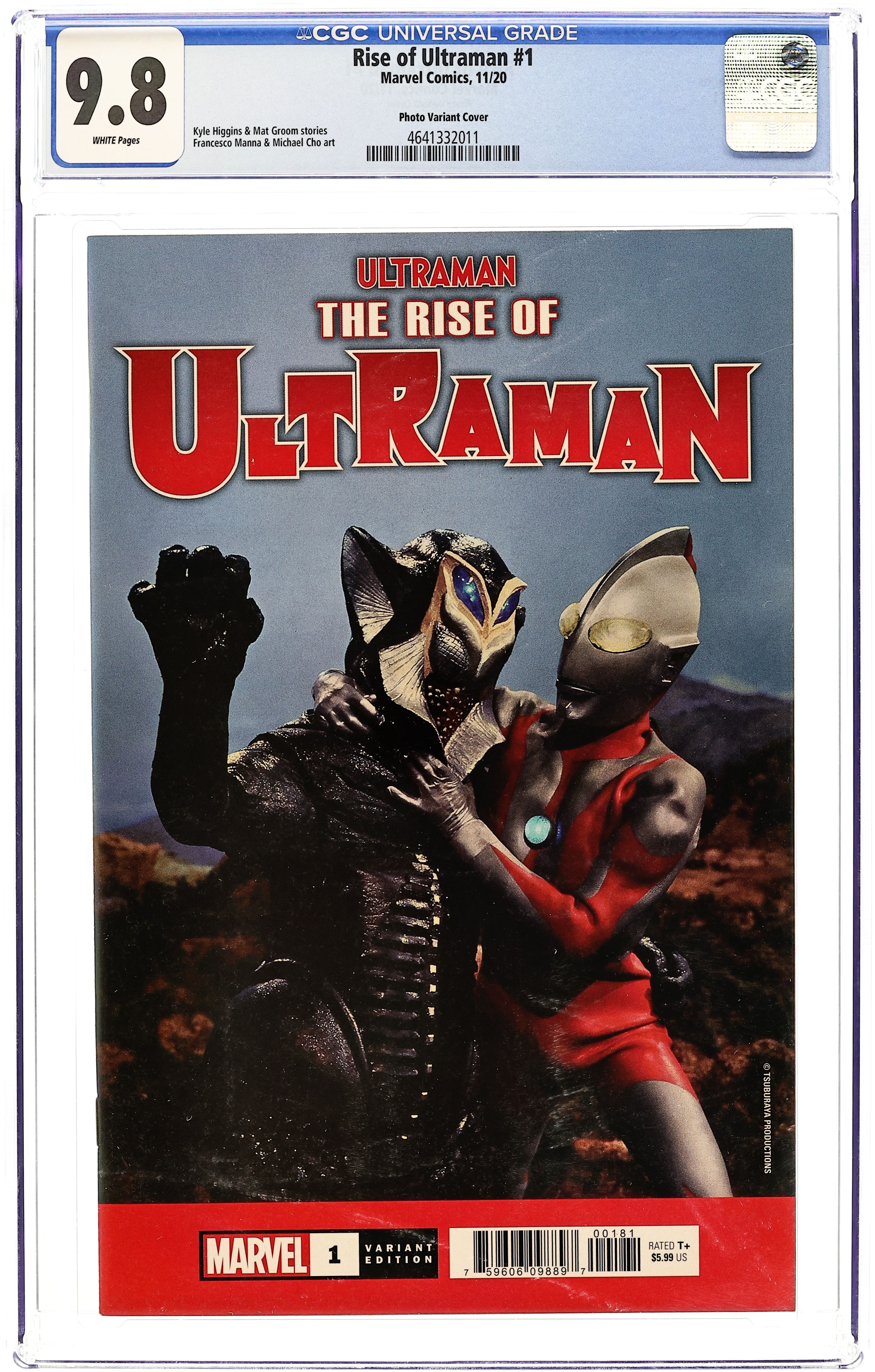Rise of Ultraman (2020 Marvel) comic books graded by CGC