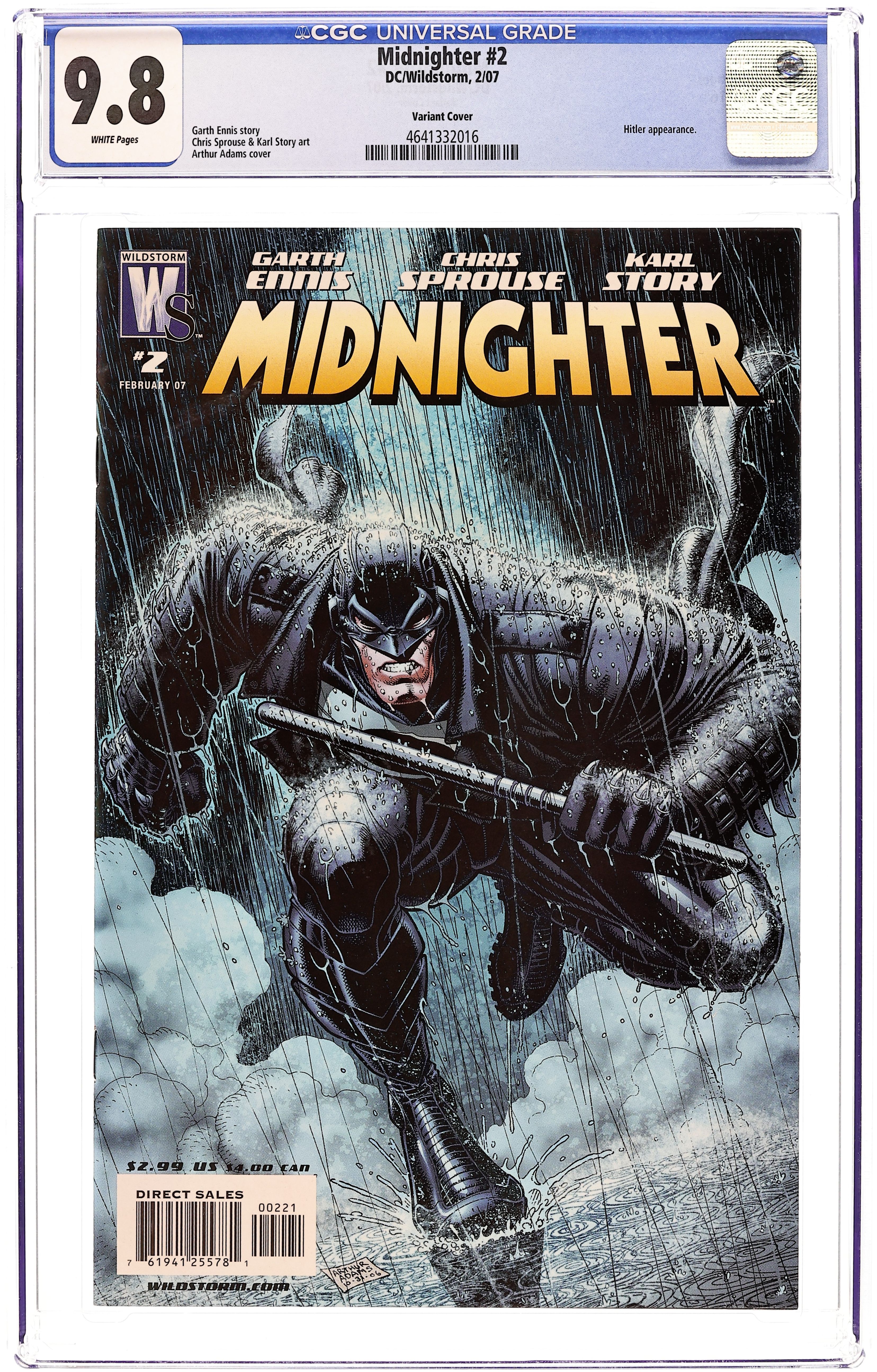 Midnighter (2006) comic books graded by CGC