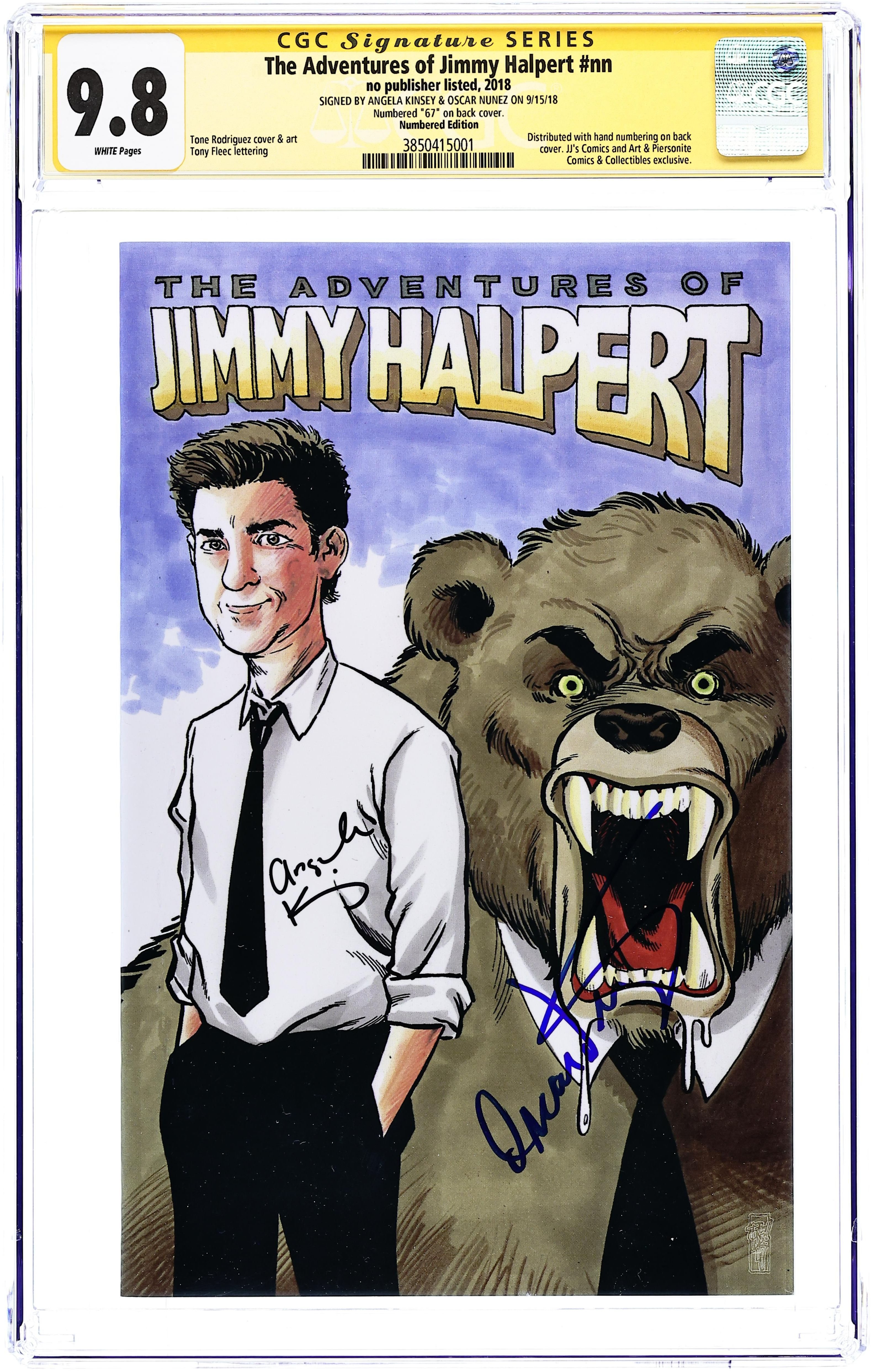Adventures of Jimmy Halpert (2018 JJ's Comics and Art) 1JJS CGC 9.8 SS ...