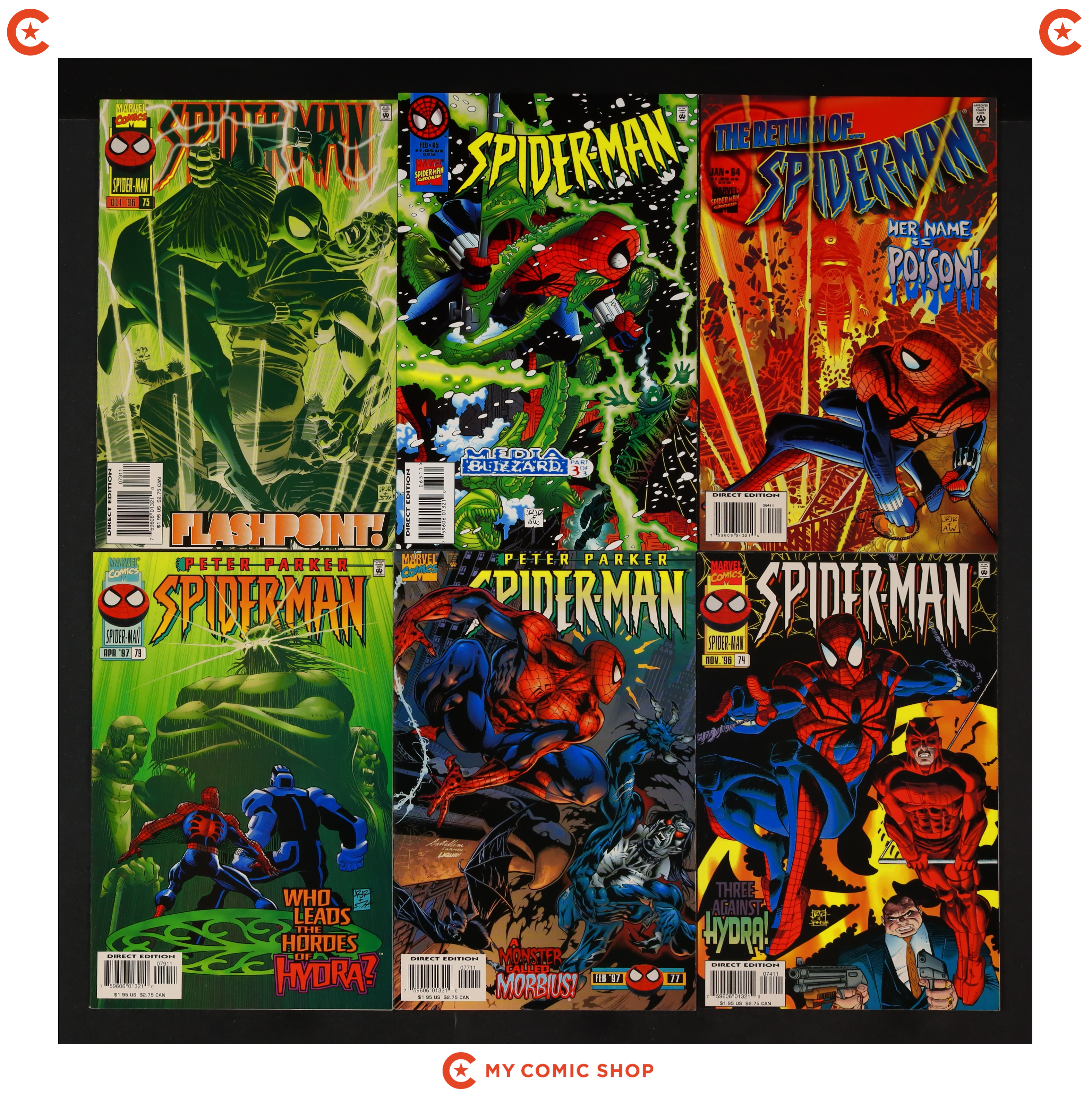 Spider-Man Lot of 9