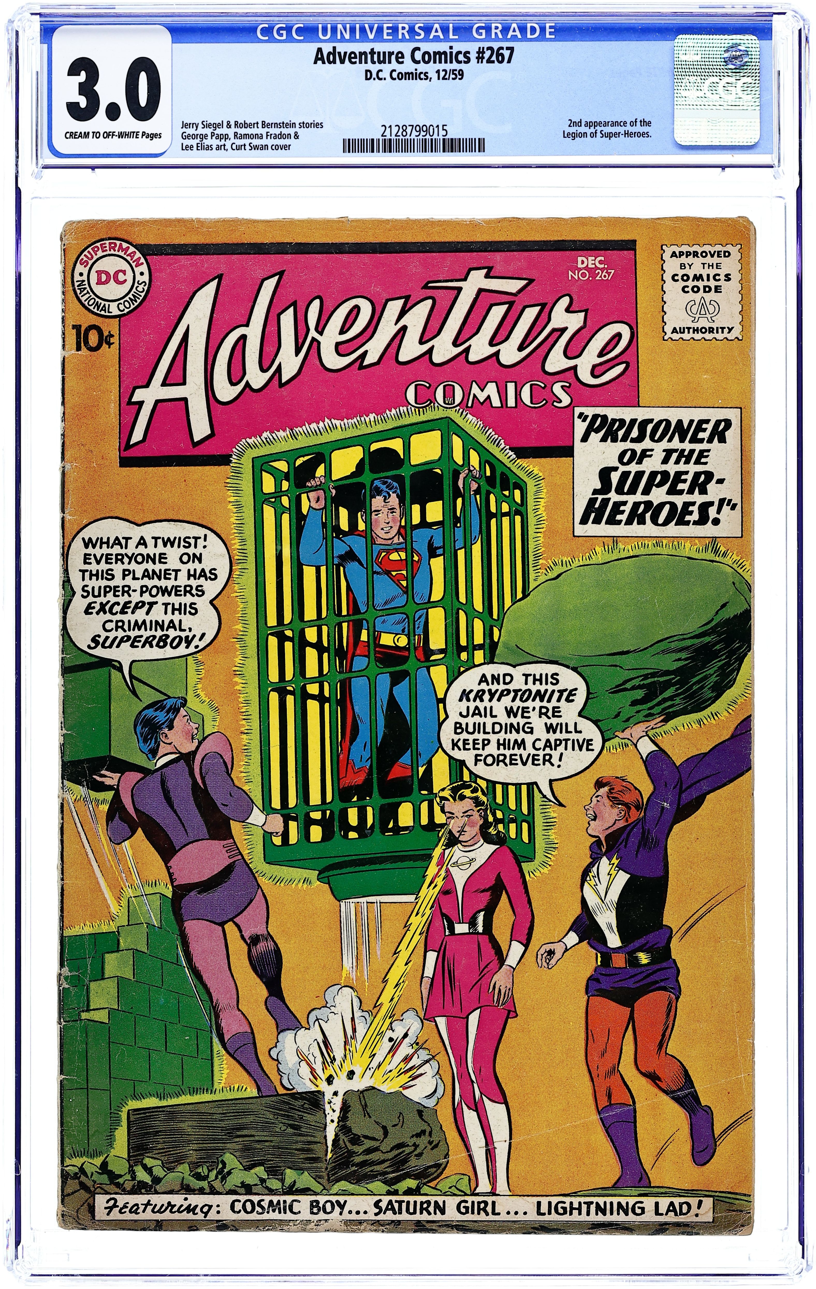 Adventure Comics (1938 1st Series) 267 CGC 3.0