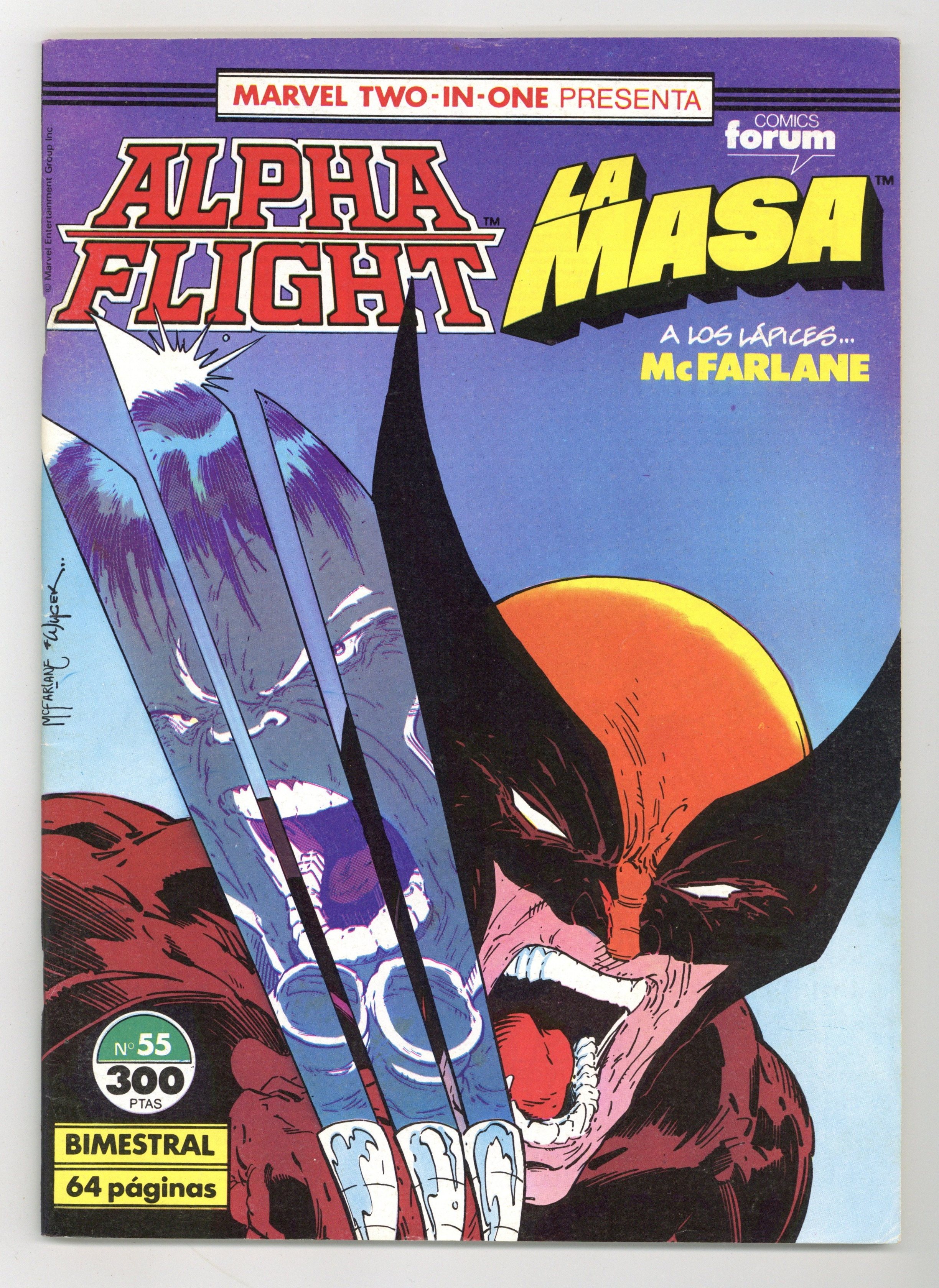 Marvel Two-In-One Alpha Flight and La Masa (Spanish 1988-1992 Comics ...