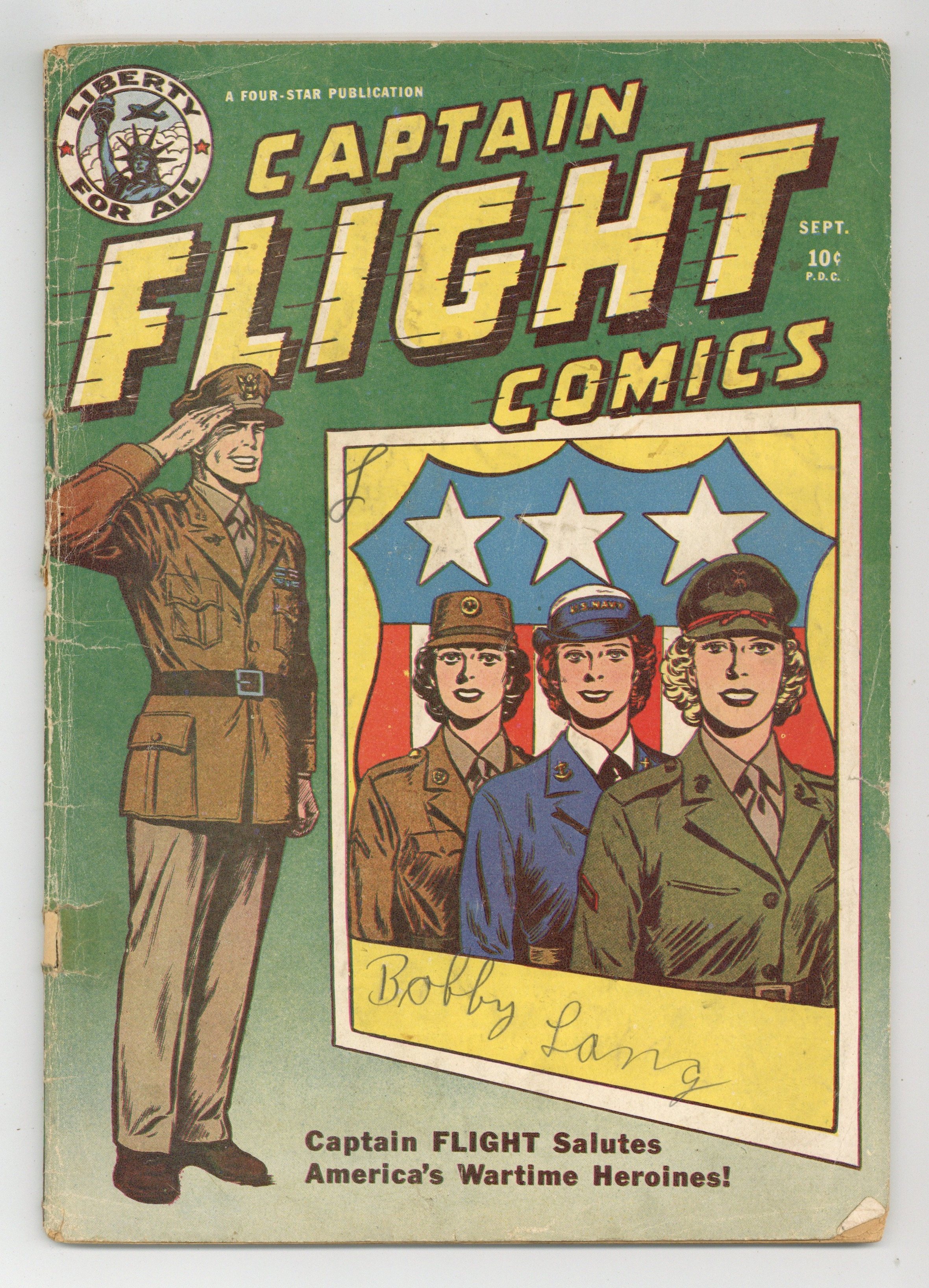 Captain Flight Comics (1944) 4 GD- 1.8