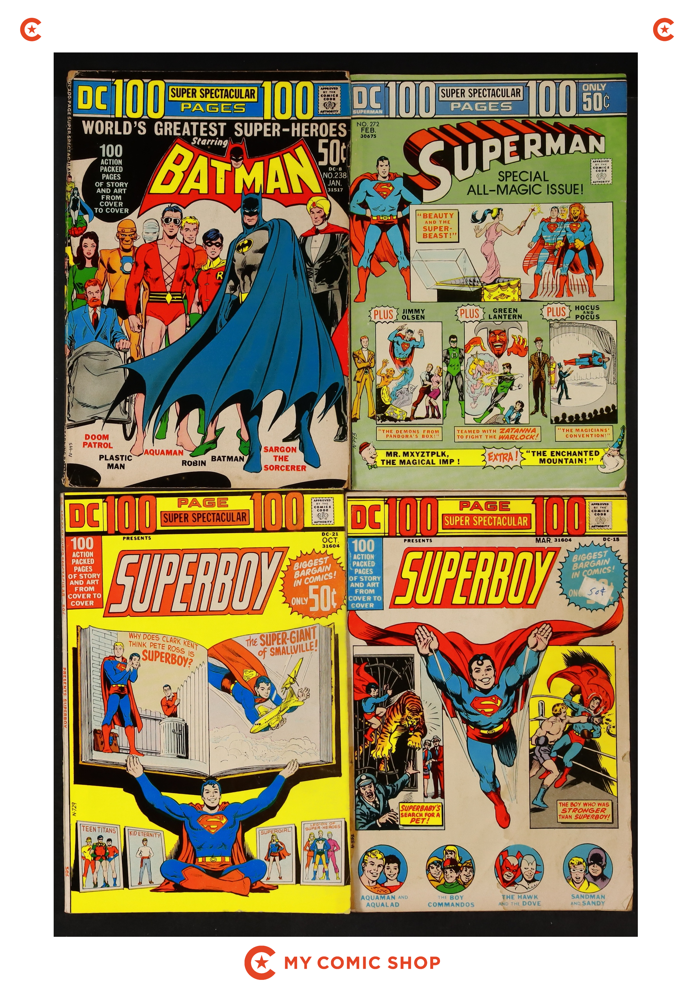 DC 100 Page Giants Lot of 4