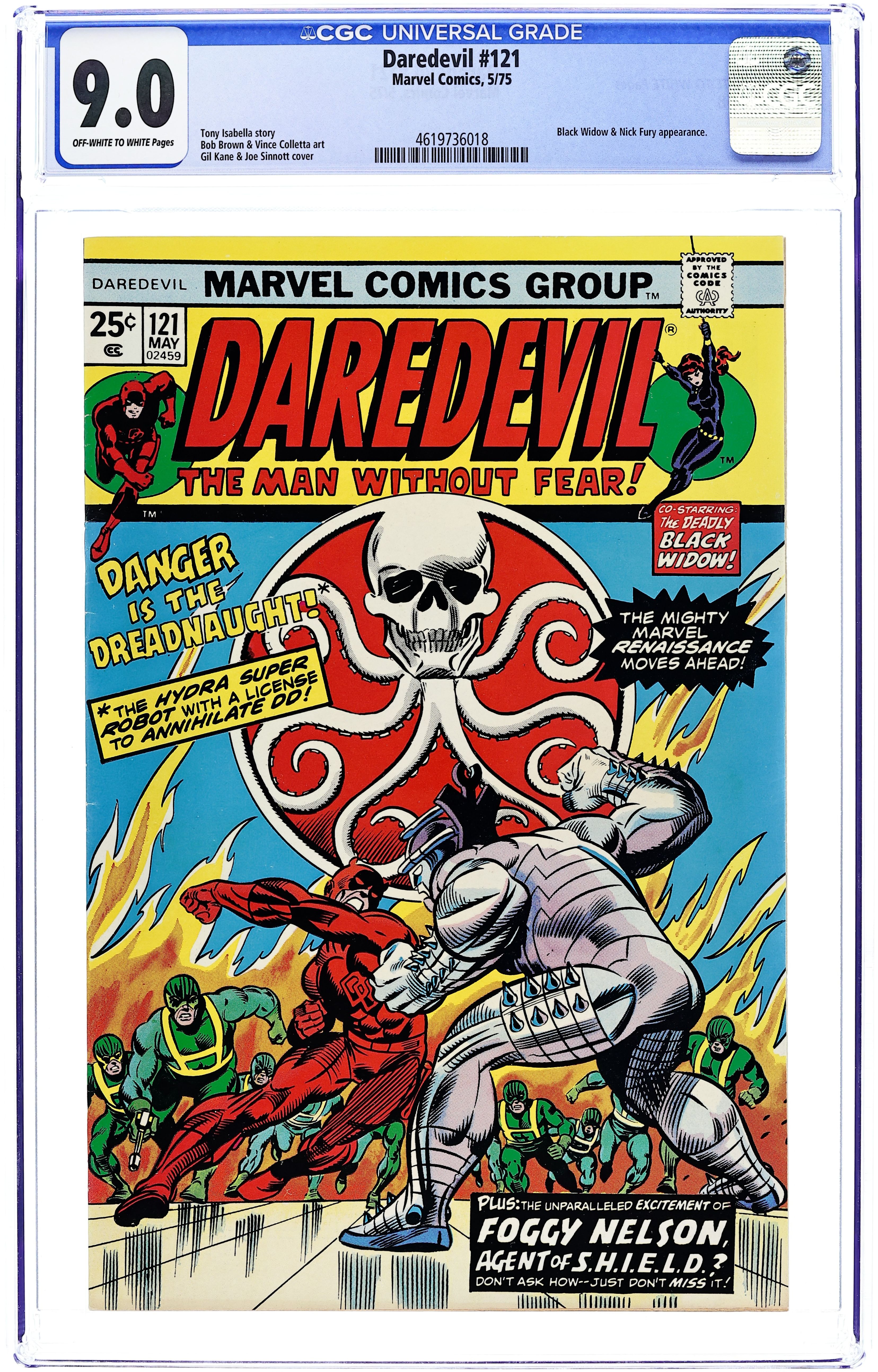 Daredevil (1964 1st Series) 121 CGC 9.0