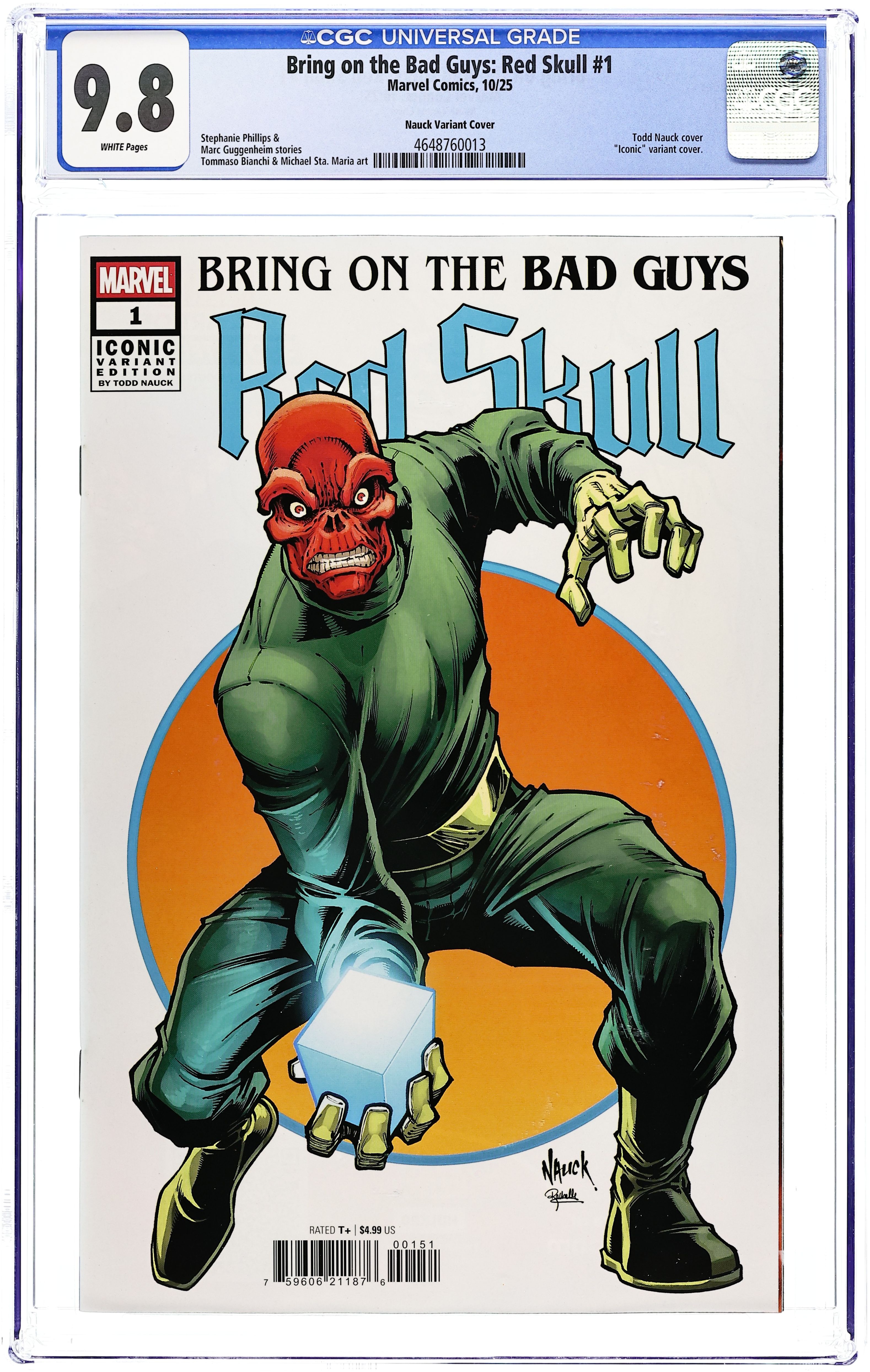 Bring on the Bad Guys Red Skull (2025 Marvel) 1E CGC 9.8