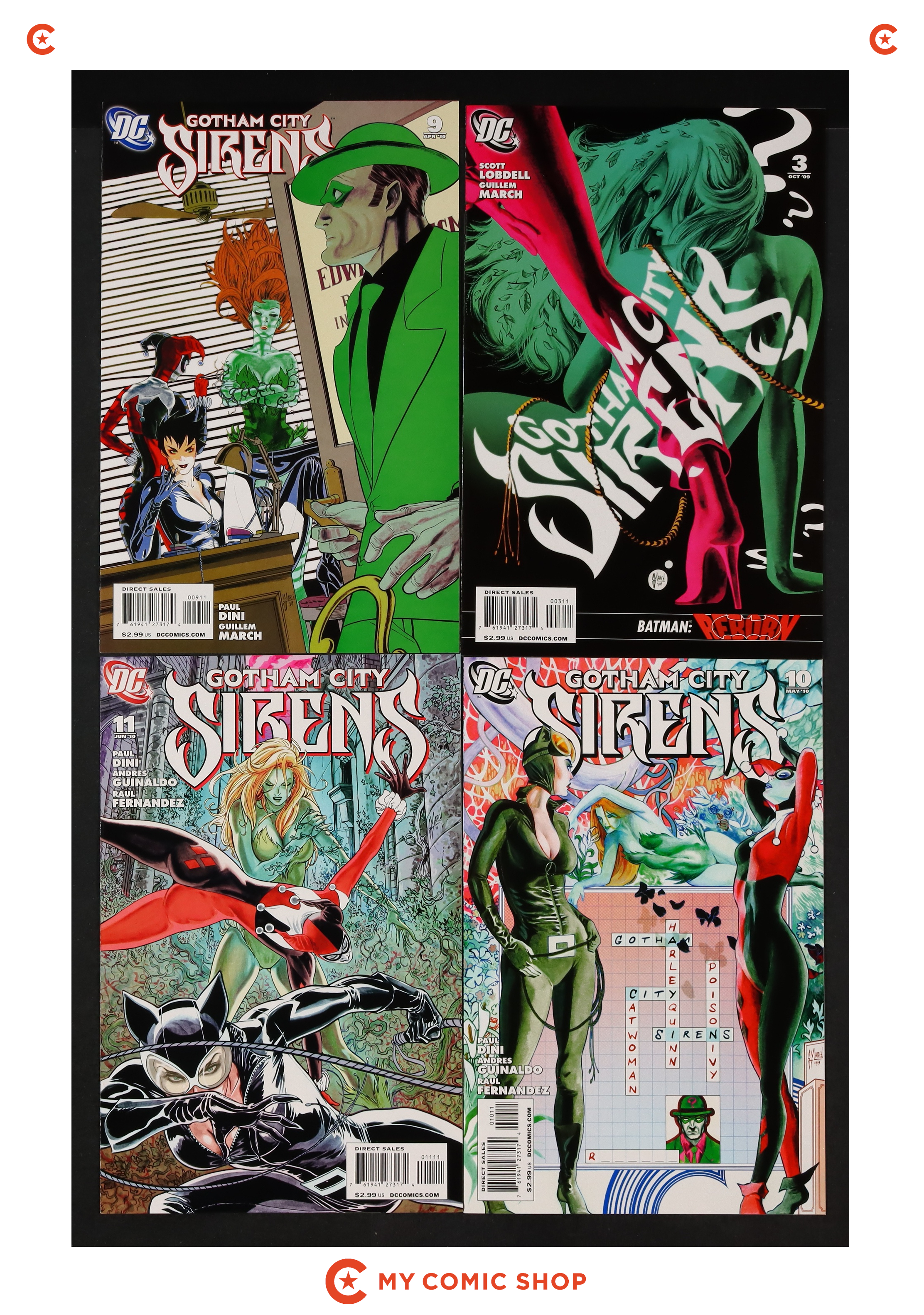 Gotham City Sirens Lot of 7