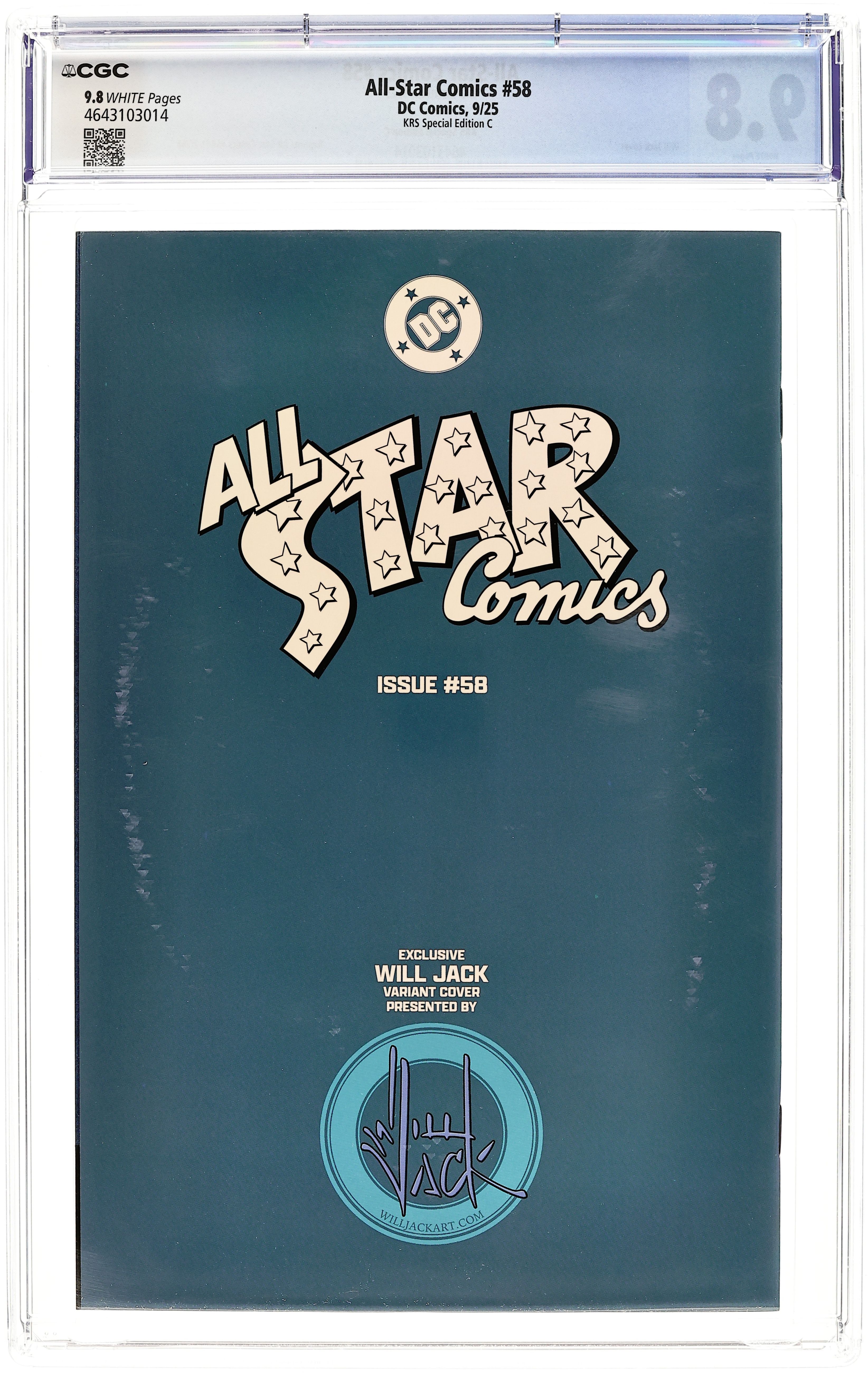 All Star Comics (1940-1978) Later Reprints 58JACK.C CGC 9.8