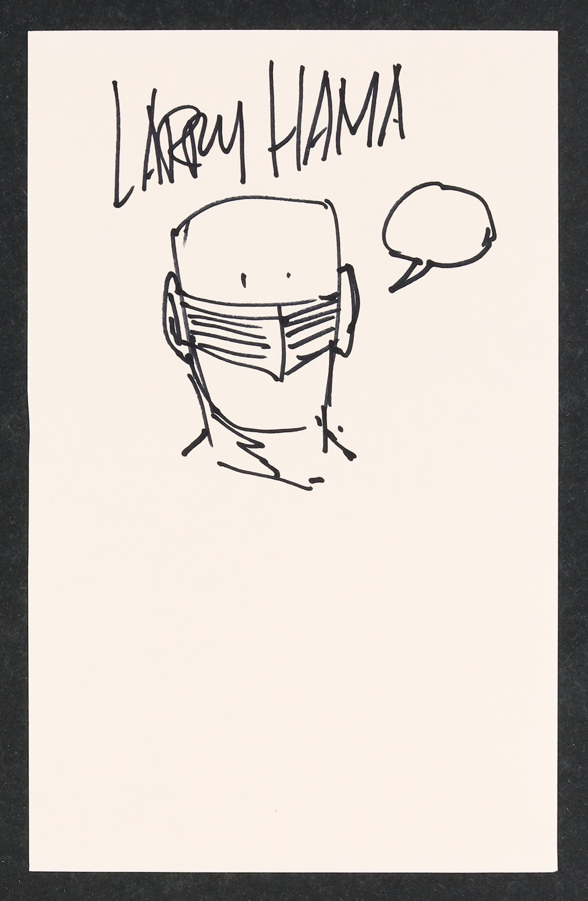 Snake Eyes Sketch by Larry Hama
